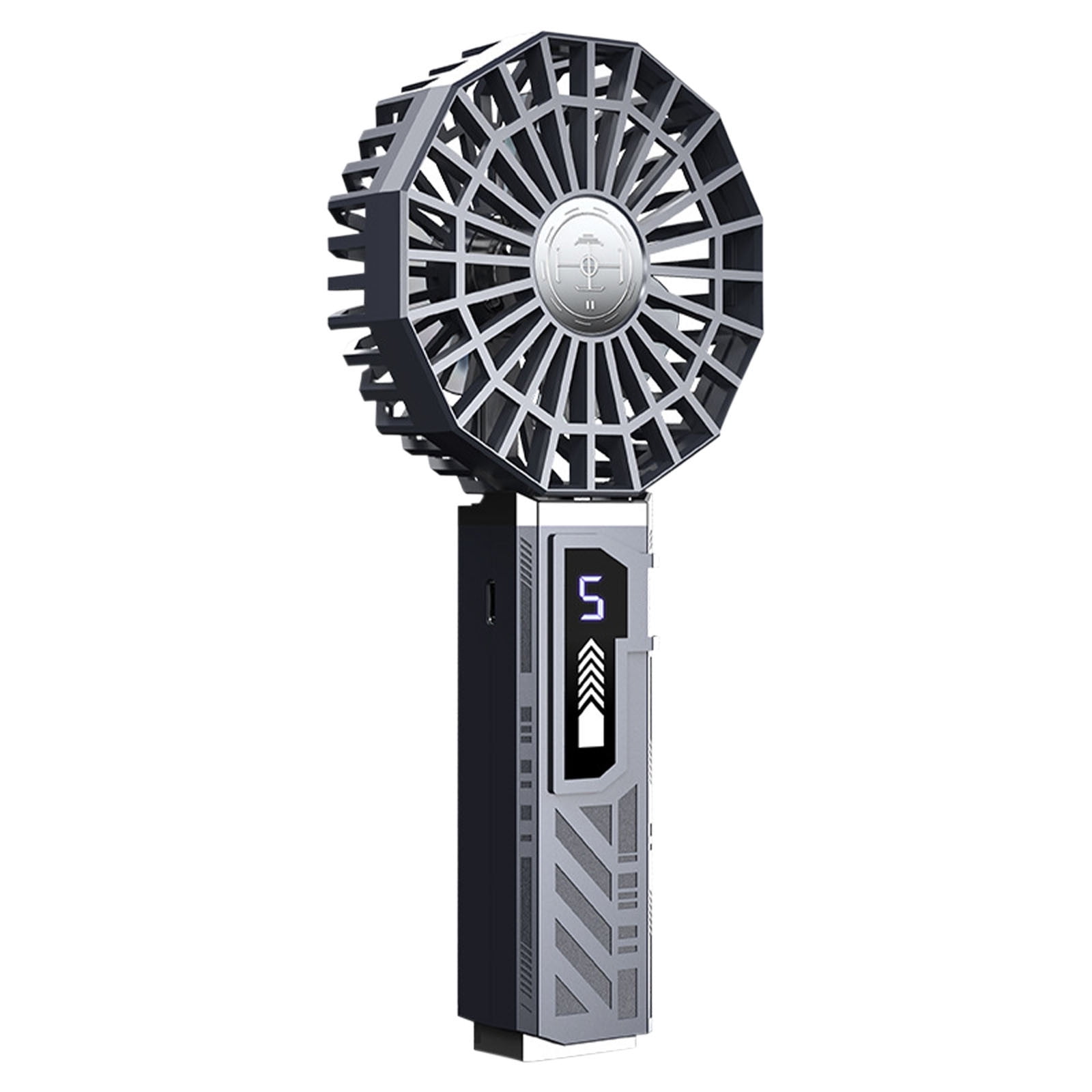 JGJJUGN Mech-Inspired Portable Rechargeable Handheld Fan with Powerful ...