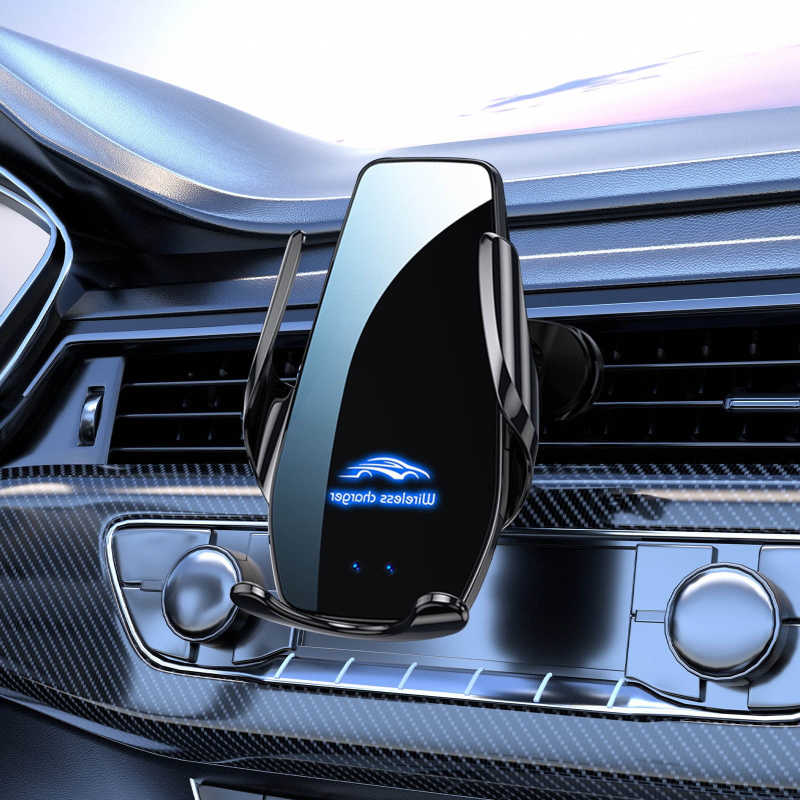 JGJJUGN New Car Mobile Phone Stand with Wireless Charging Feature ...