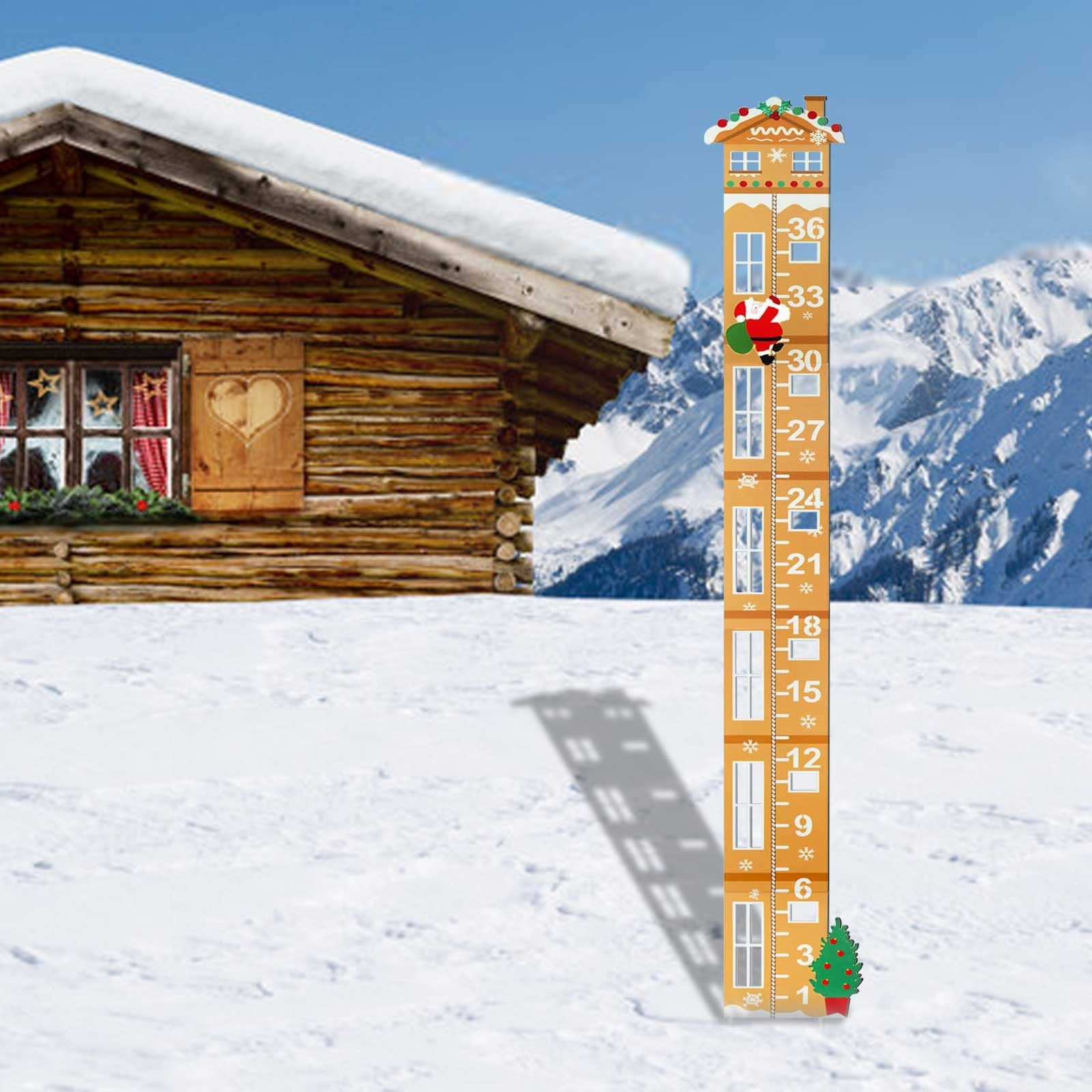 JGJJUGN Snow Thickness Measurement Tool for Winter, Accurate Snow Depth ...