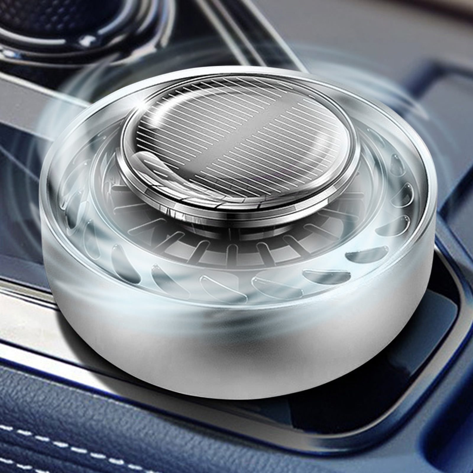 JGJJUGN Solar Powered Car Aroma Diffuser Rotating Perfume Purifier ...