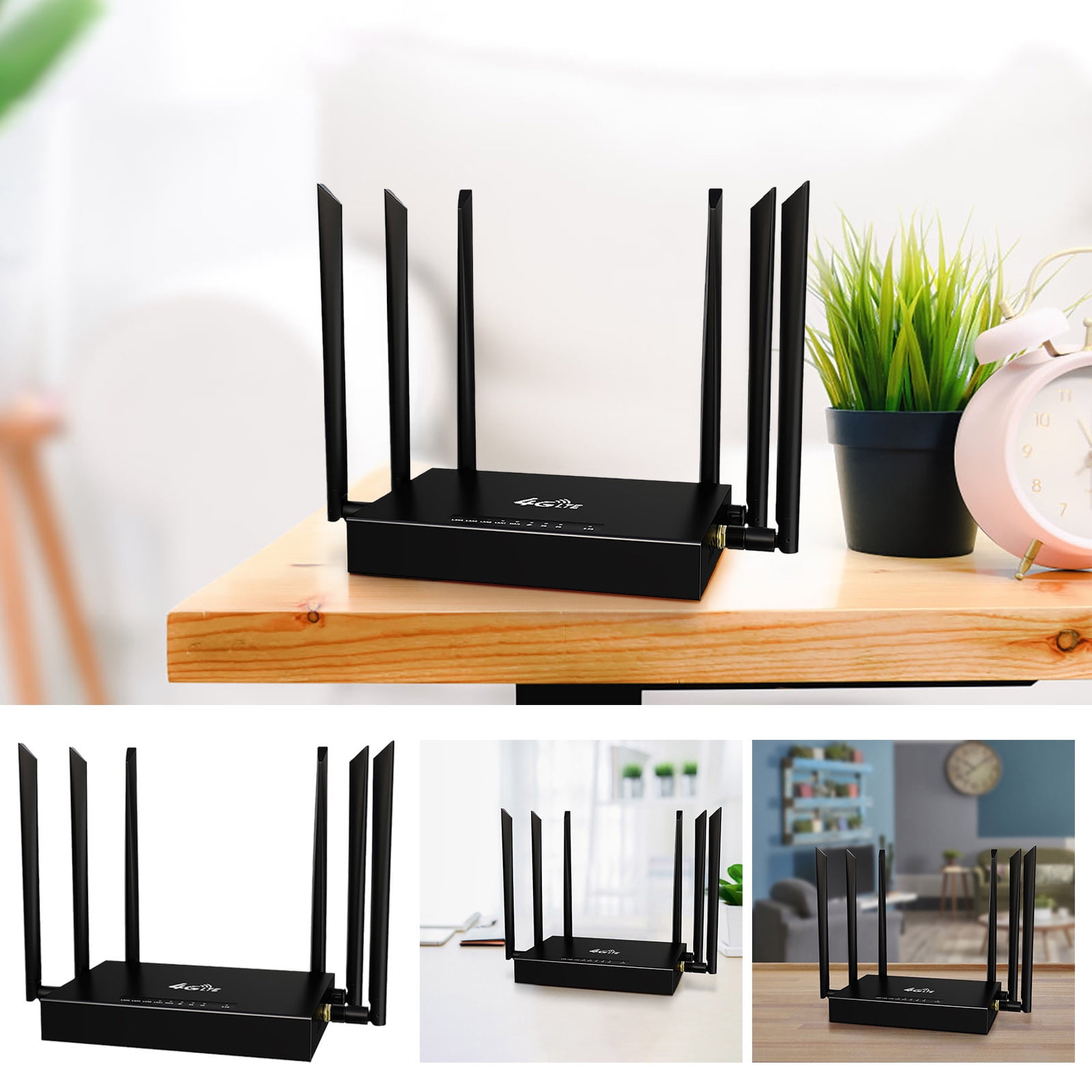 JGJJUGN WiFi 6 Router High-Speed Smart Wireless Router with 6 Antennas ...
