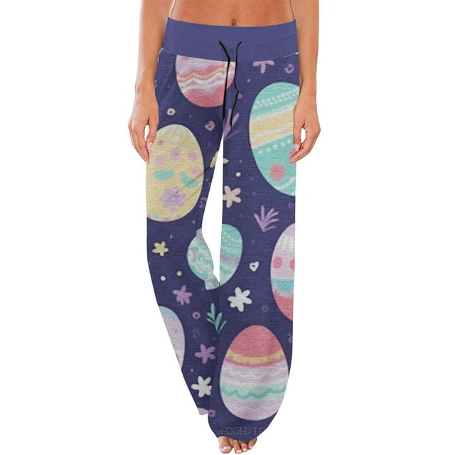 JGNGSHN Easter Print Jogger Pajamas Women's Sleepwear Soft Pjs Loose ...