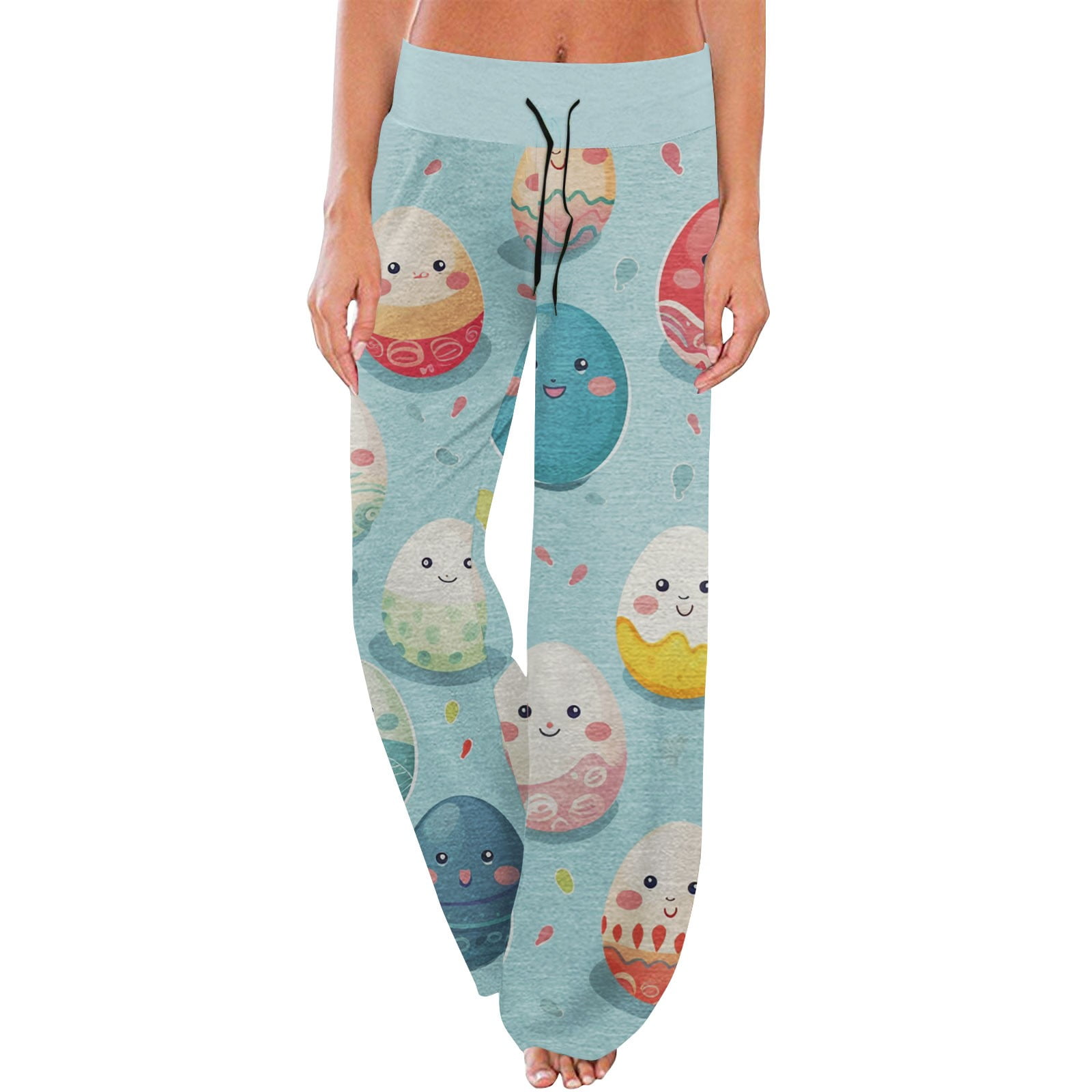 JGNGSHN Women's Comfy Easter Loungewear Jogger Pajamas Elastic Waist ...