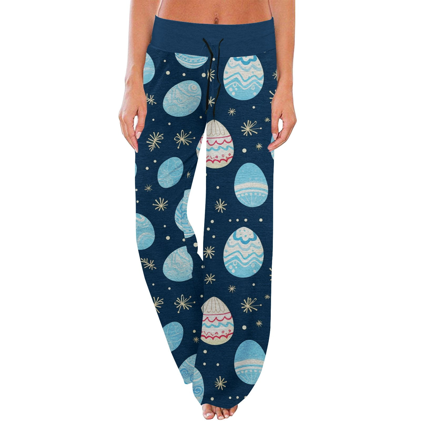 JGNGSHN Women's Easter Pjs Lounge Pants Cute Bunny Sleepwear Pajama ...