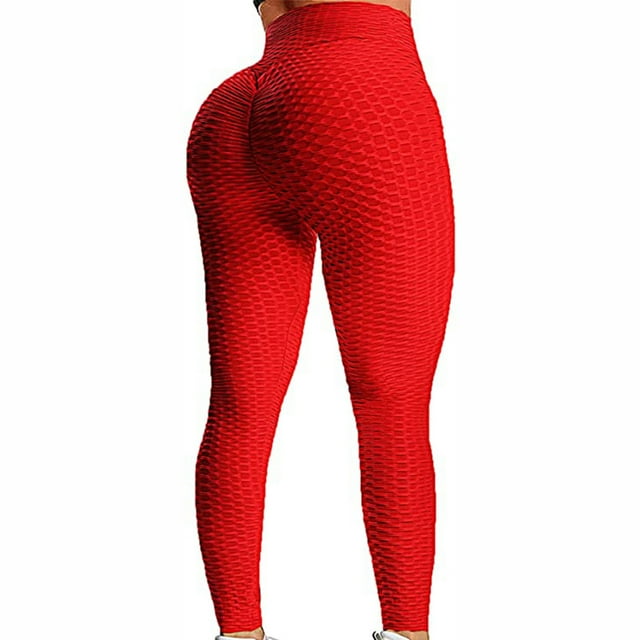 JGS1996 High Waist Butt Lifting Leggings for Women Tummy Control Workout Ruched Butt Lifting ...