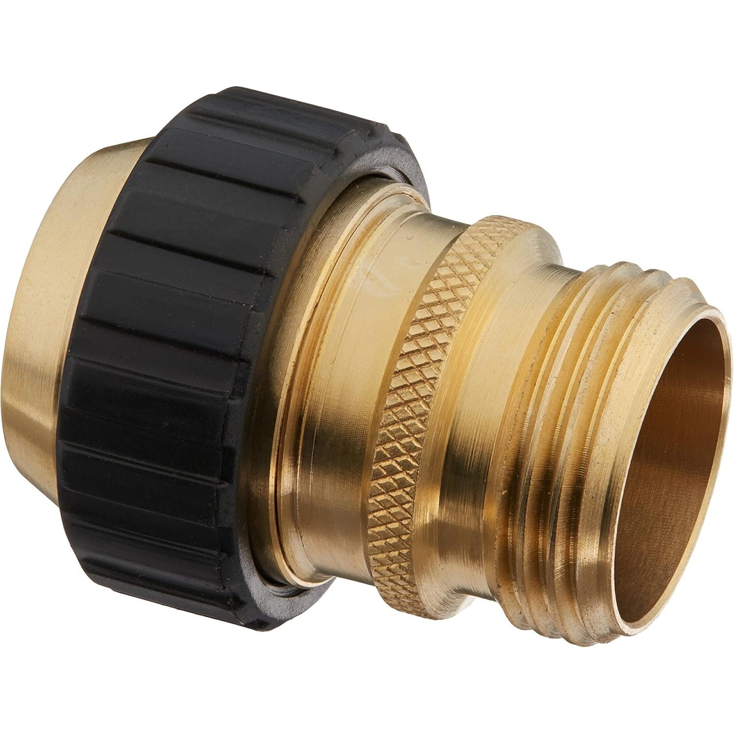 JGSP 2 Pack Heavy-Duty Brass Male 5/8 Inch Water Hose Repair Mender ...