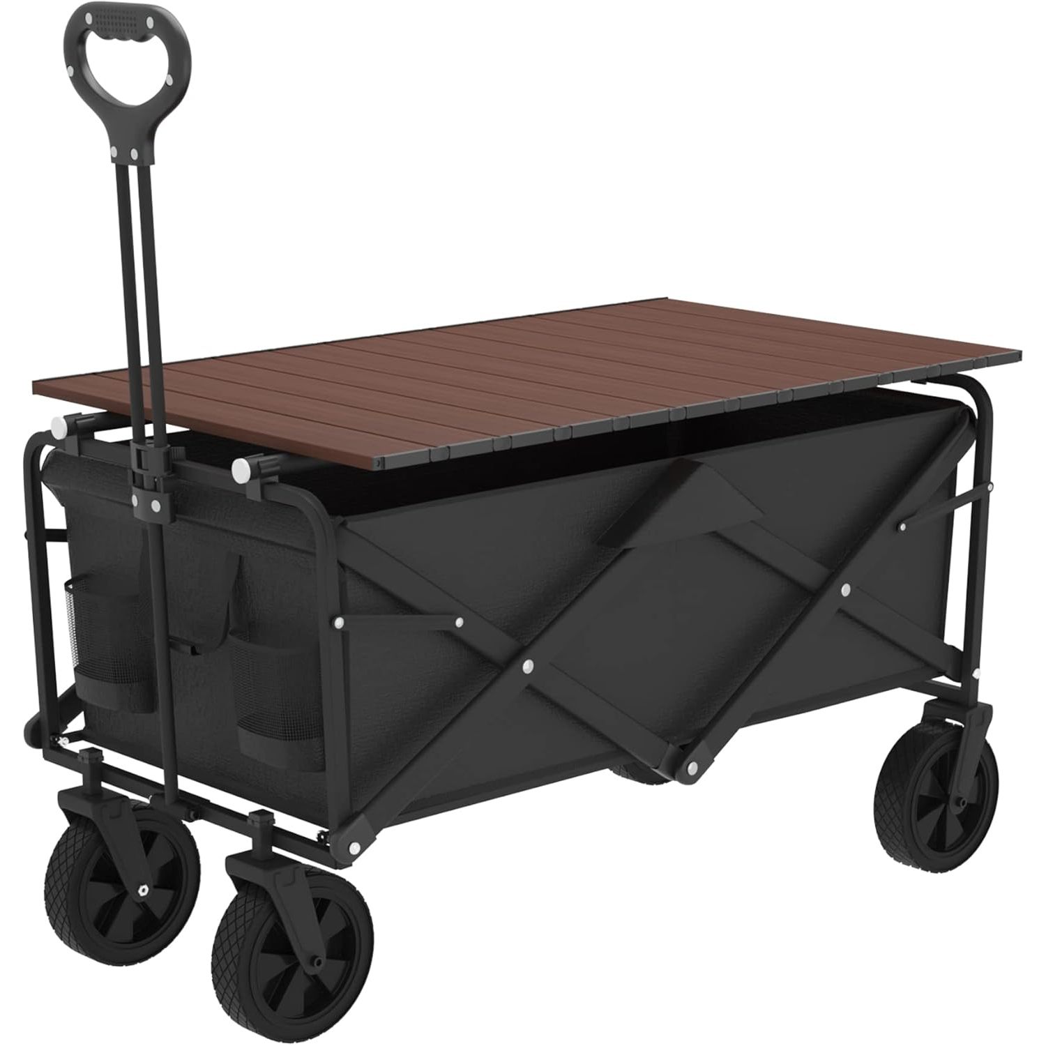 JGSP Collapsible Wagon,Heavy Duty Portable Outdoor Camping Utility ...