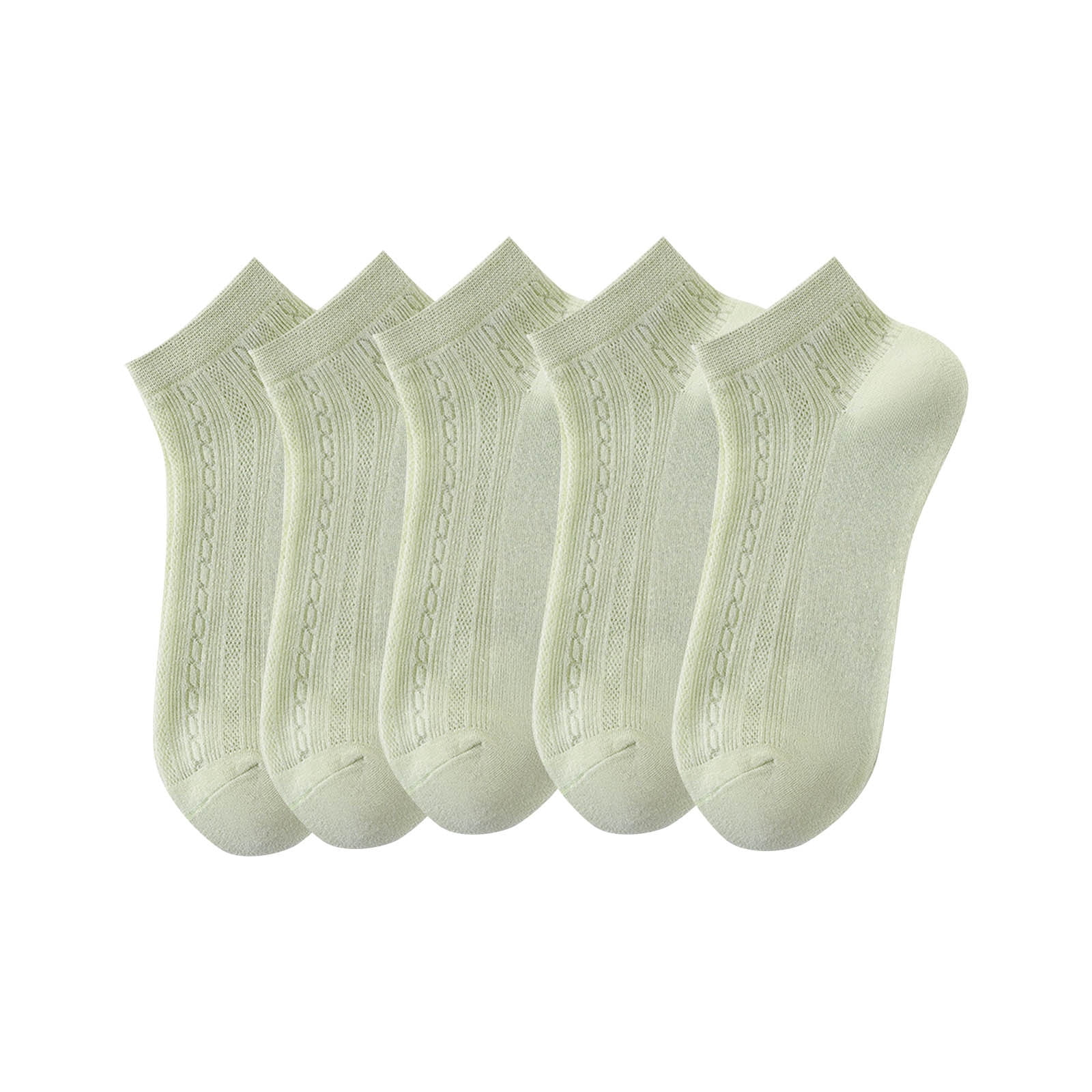 JGTDBPO 5 Pairs Ankle Socks for Women Low Cut No Show Thin Sock ...