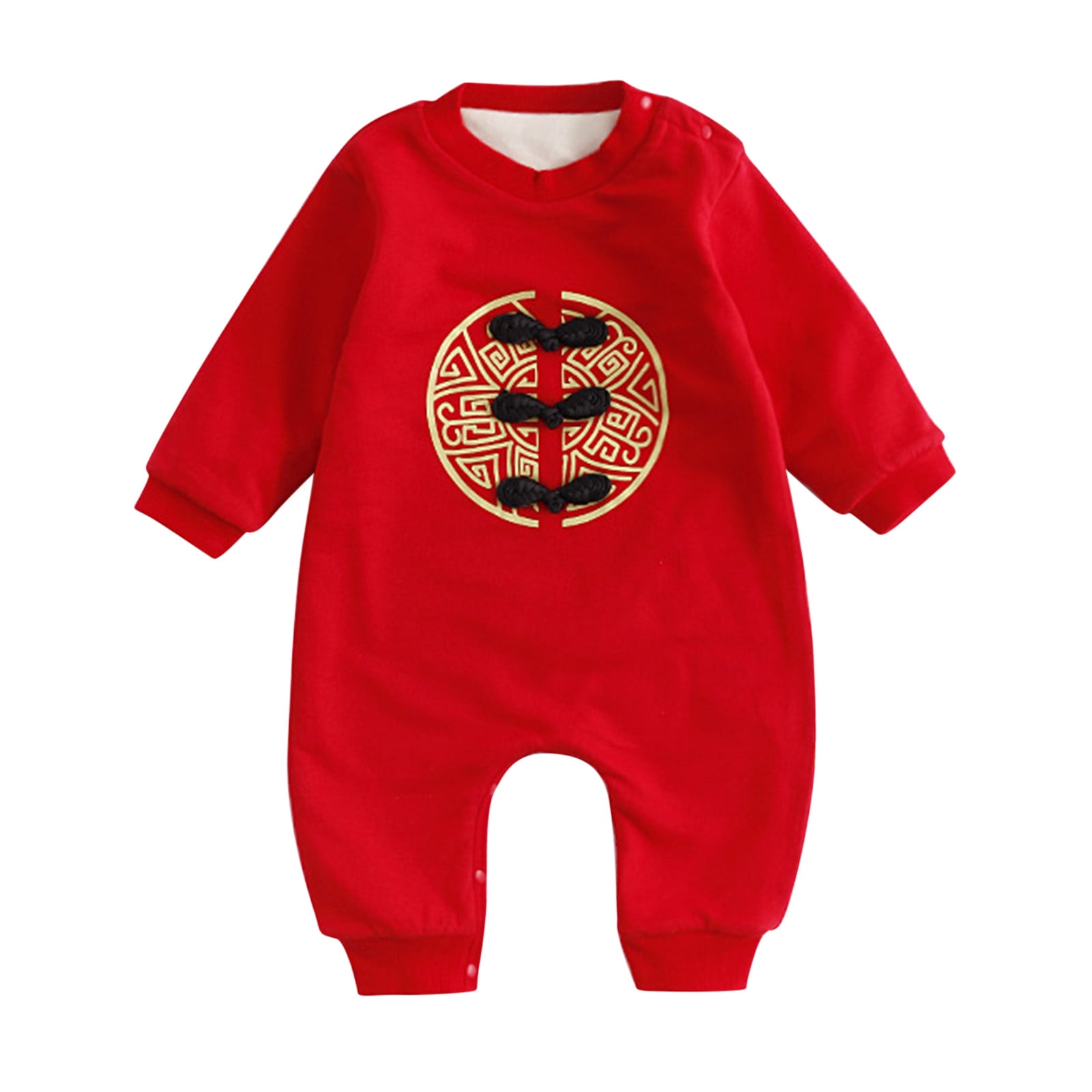 JGTDBPO Baby Girl Boy Clothes Newborn Infant Romper Long Sleeve Copper ...