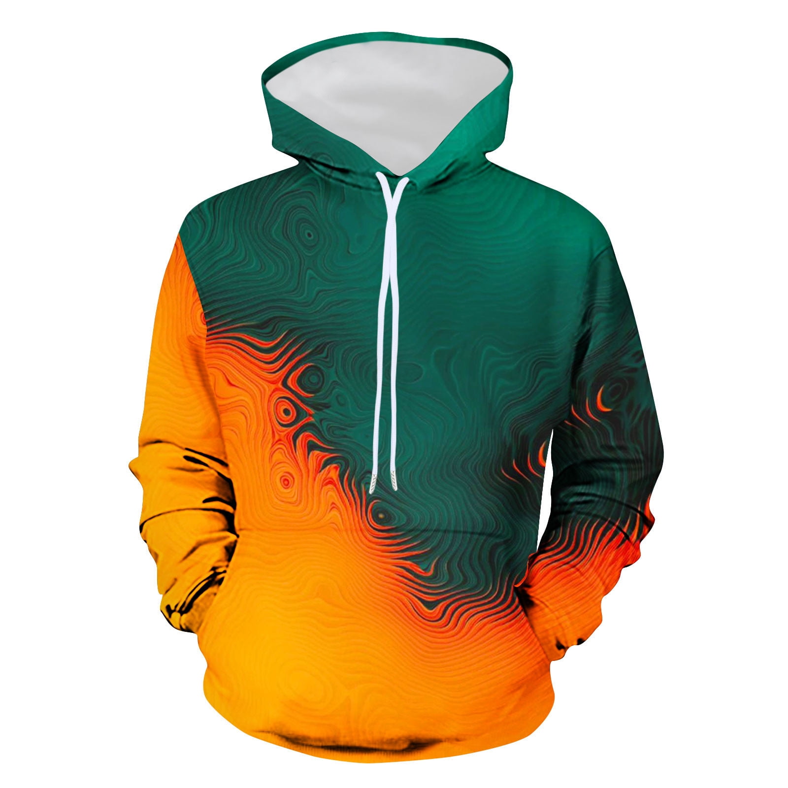 JGTDBPO Christmas Ugly Pullover Hoodie For Men Fashion Sweater Fleece ...