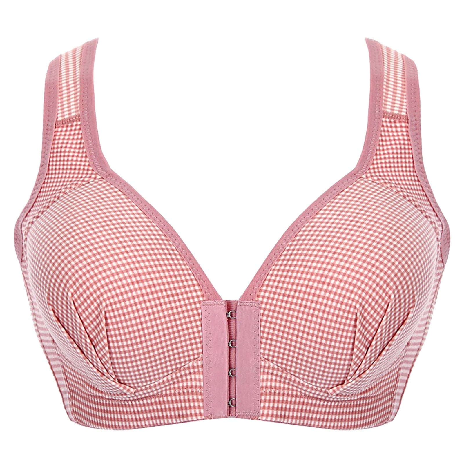 JGTDBPO Front Closure Bras For Women No Underwire Plus Size Comfortable ...