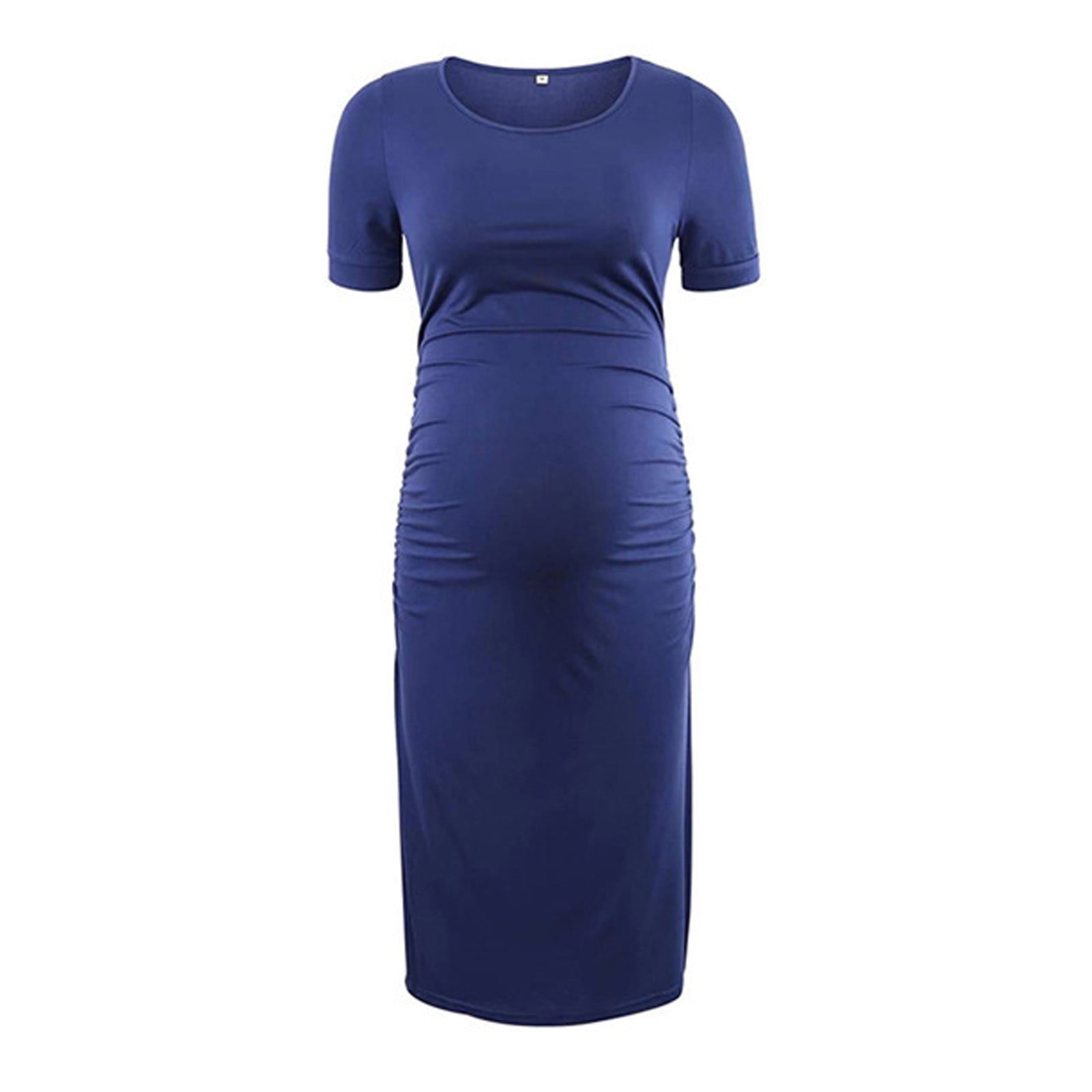 JGTDBPO Maternity Dress For Women Summer Short Sleeve Maternity Dress ...