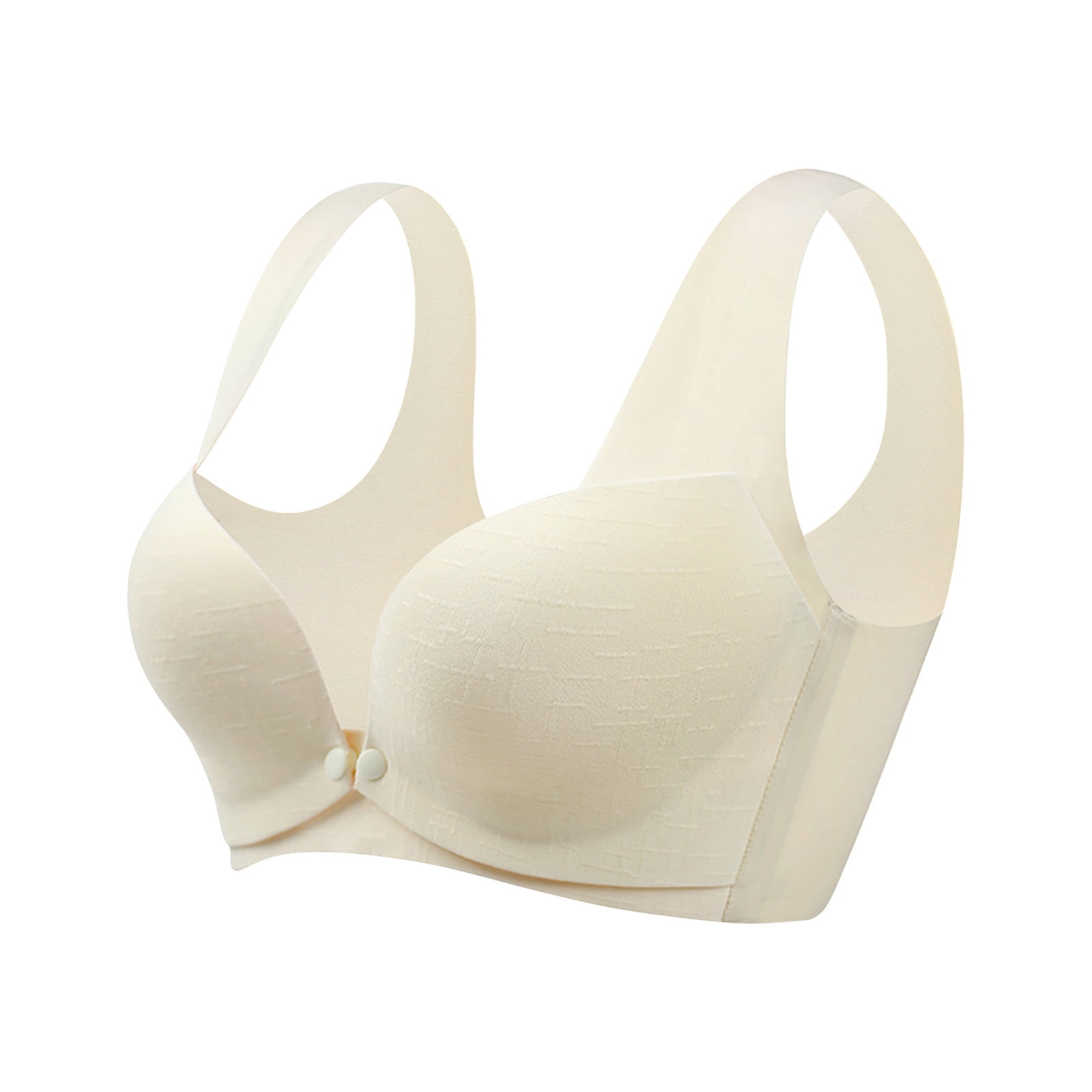 JGTDBPO Nursing Bras for Breastfeeding Front Closure Plus Size Seamless ...