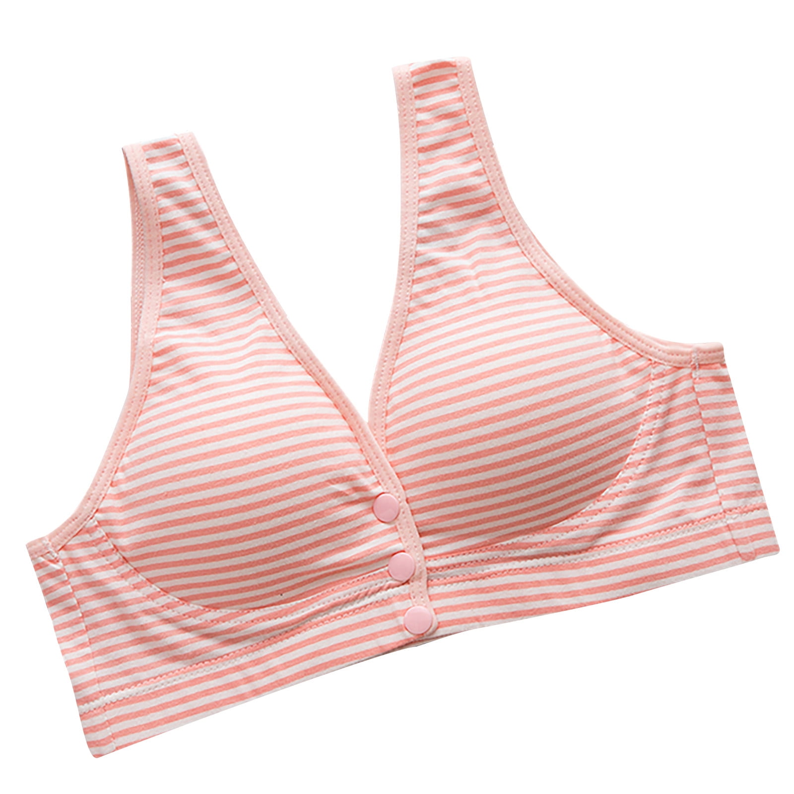 Jgtdbpo Nursing Bras For Breastfeeding Front Closure Plus Size Seamless