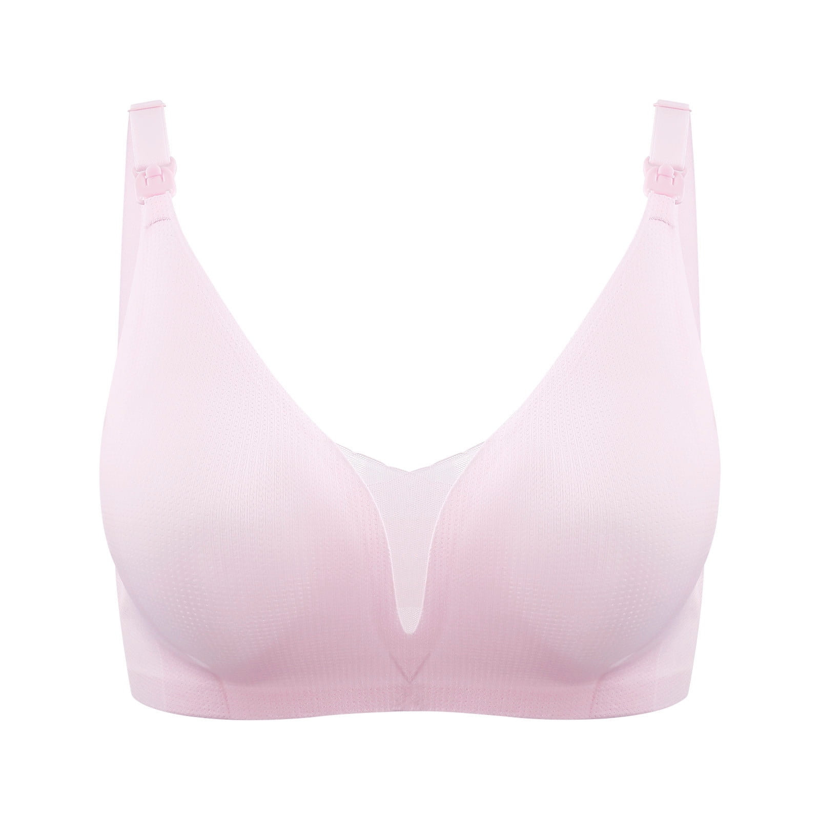 JGTDBPO Nursing Bras for Breastfeeding Front Closure Plus Size Seamless ...