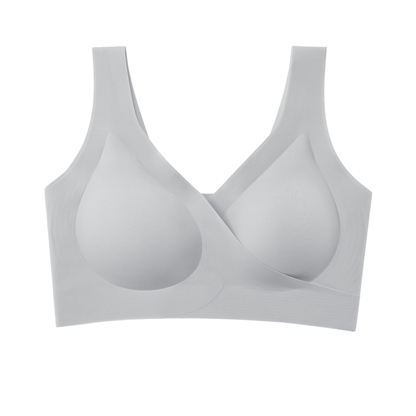JGTDBPO Nursing Bras for Breastfeeding Front Closure Plus Size Seamless ...