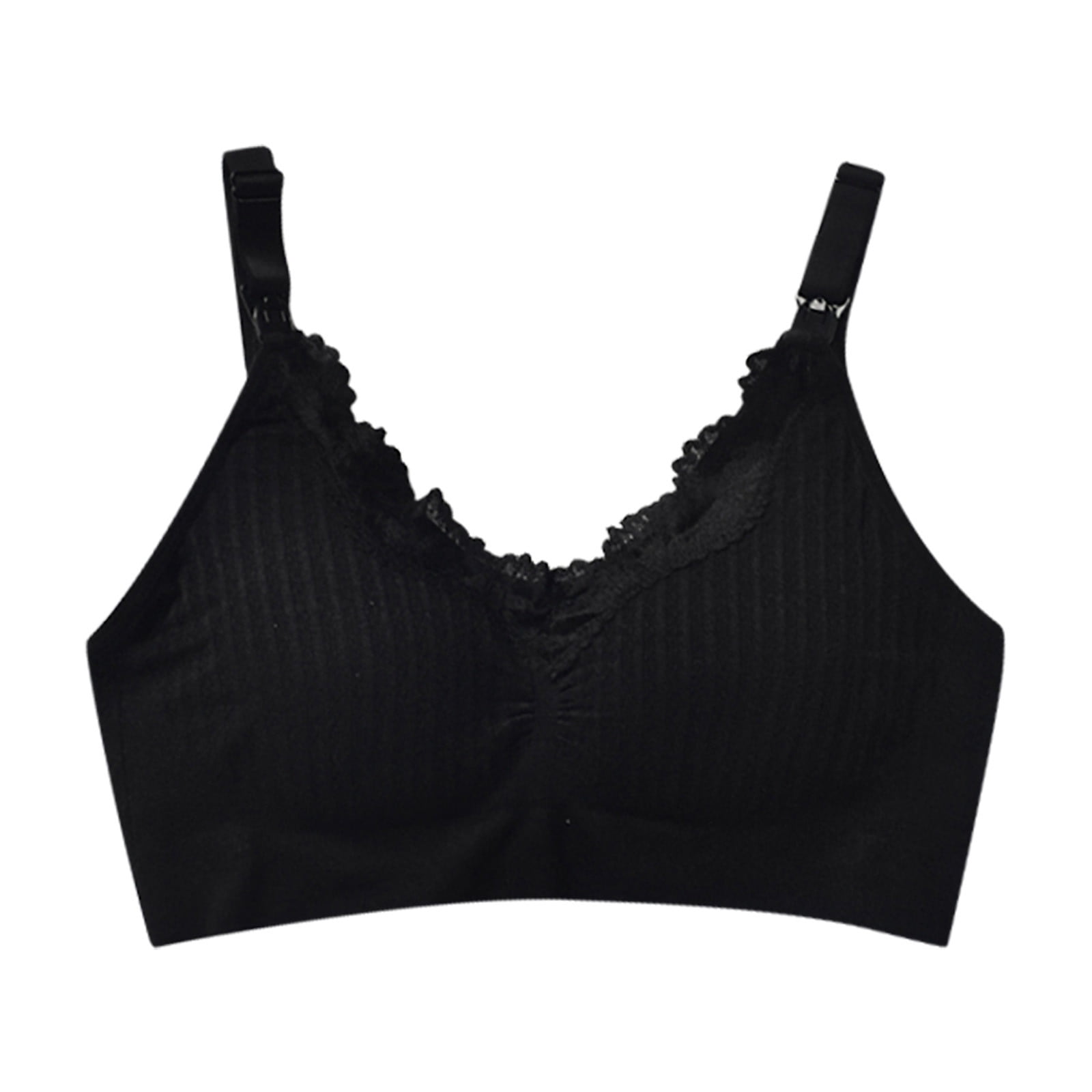 JGTDBPO Nursing Bras for Breastfeeding Front Closure Plus Size Seamless ...