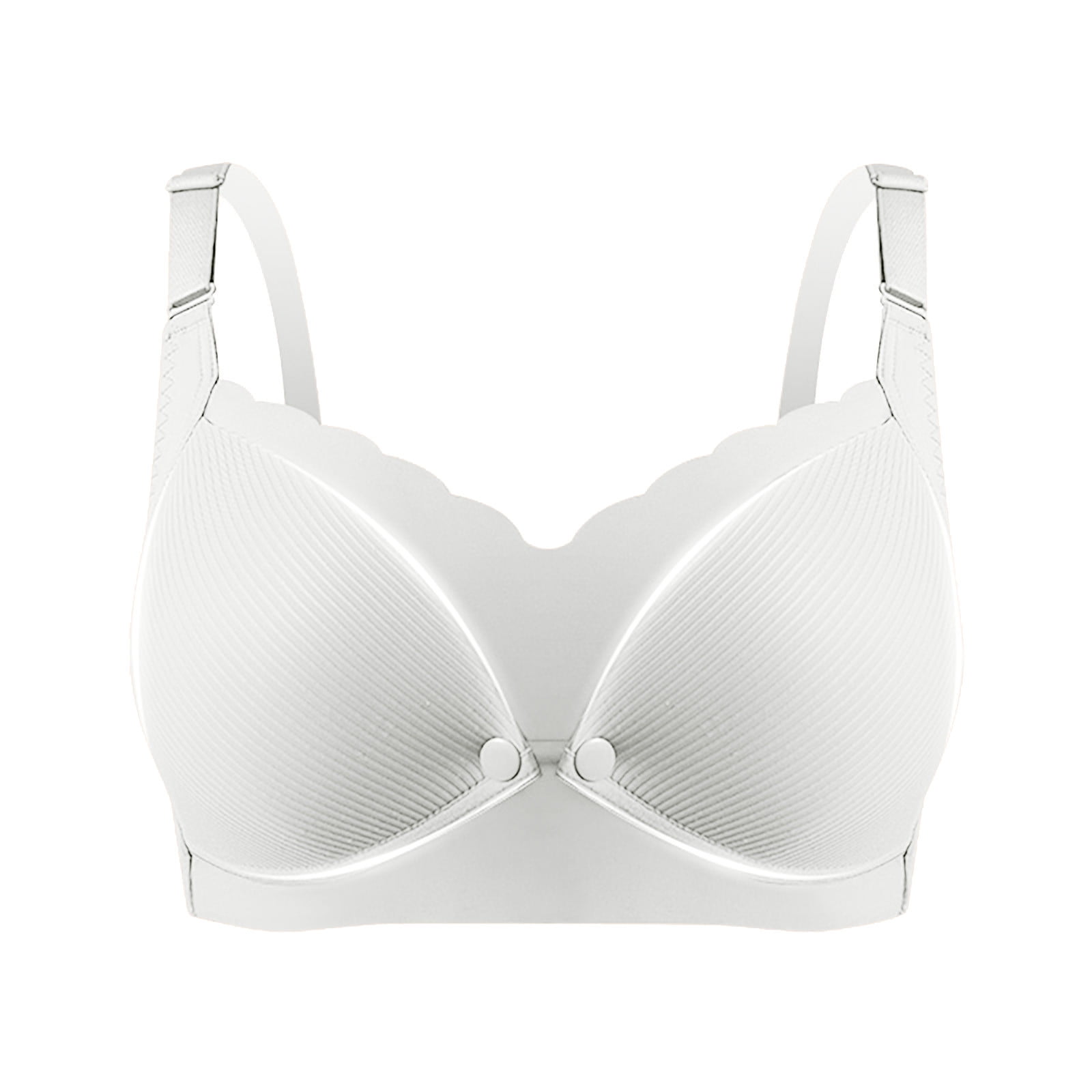 Jgtdbpo Nursing Bras For Breastfeeding Front Closure Plus Size Seamless