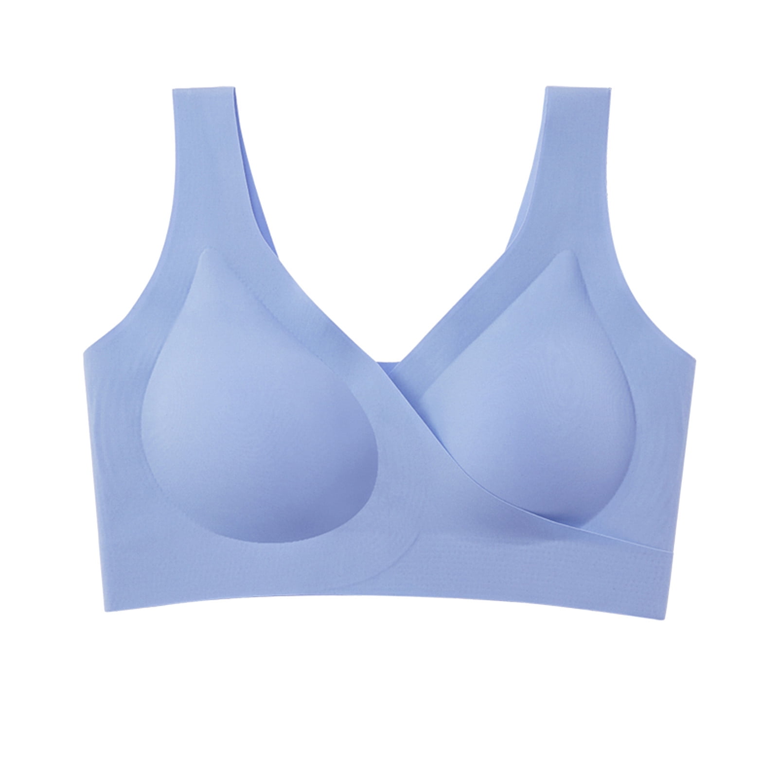 JGTDBPO Nursing Bras for Breastfeeding Front Closure Plus Size Seamless ...