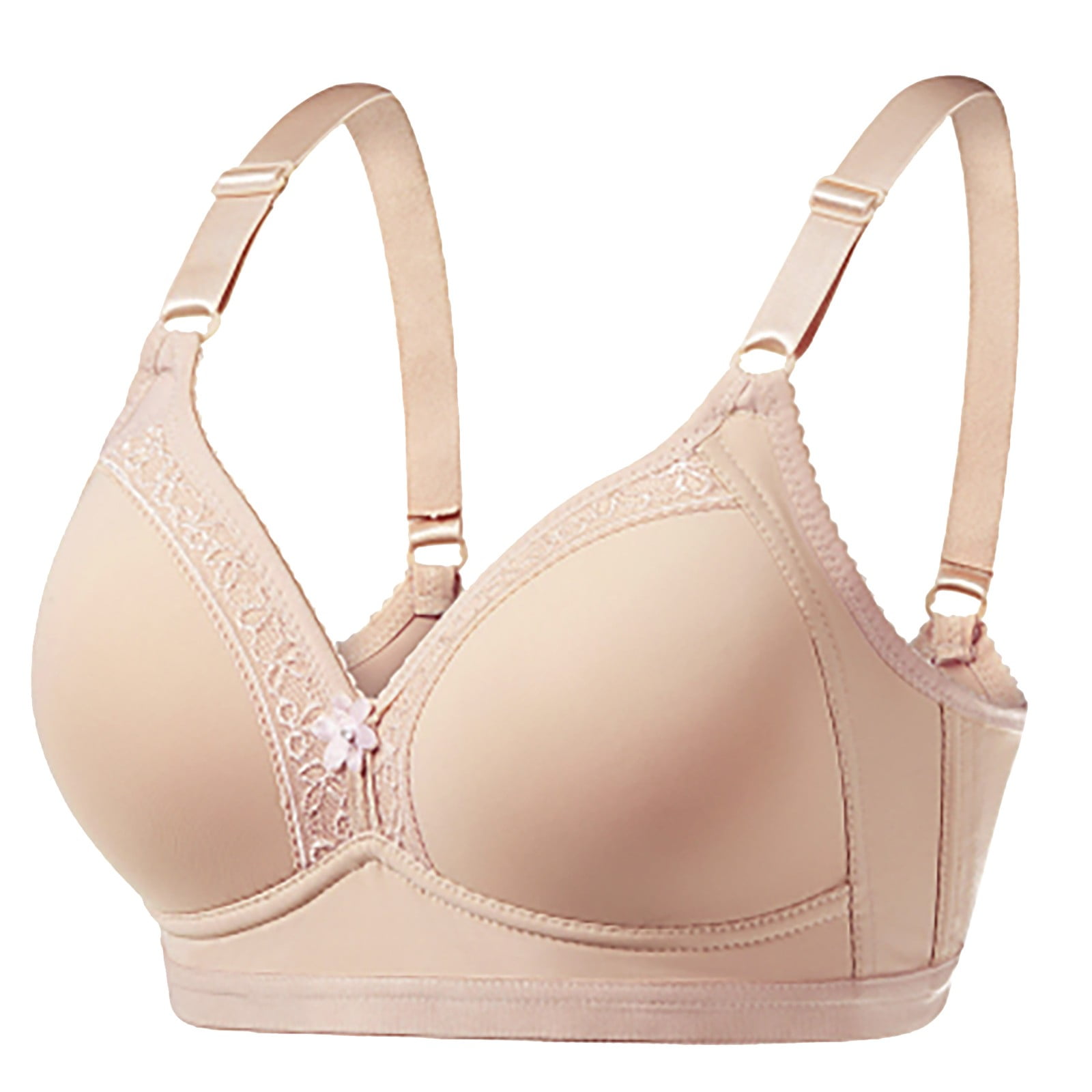 JGTDBPO One Piece Bras For Women Wirefree Support Bras Plus Size Bras ...