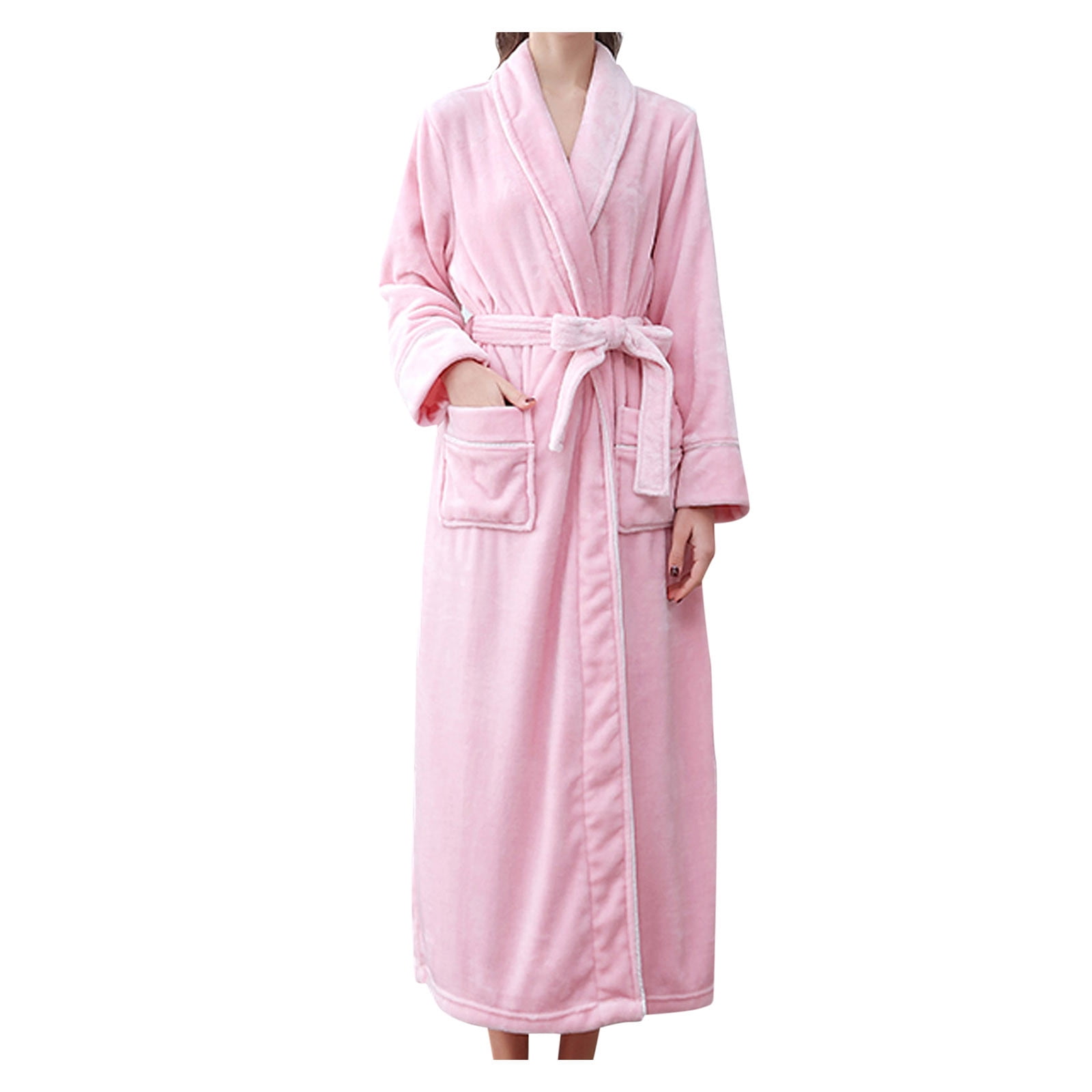 JGTDBPO Robes For Women Classic Unisex Premium Cotton Night Gown ...