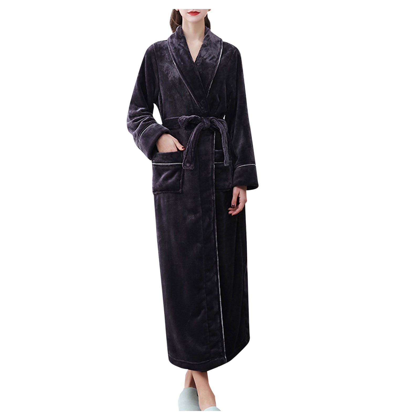 JGTDBPO Robes For Women Classic Unisex Premium Cotton Night Gown ...