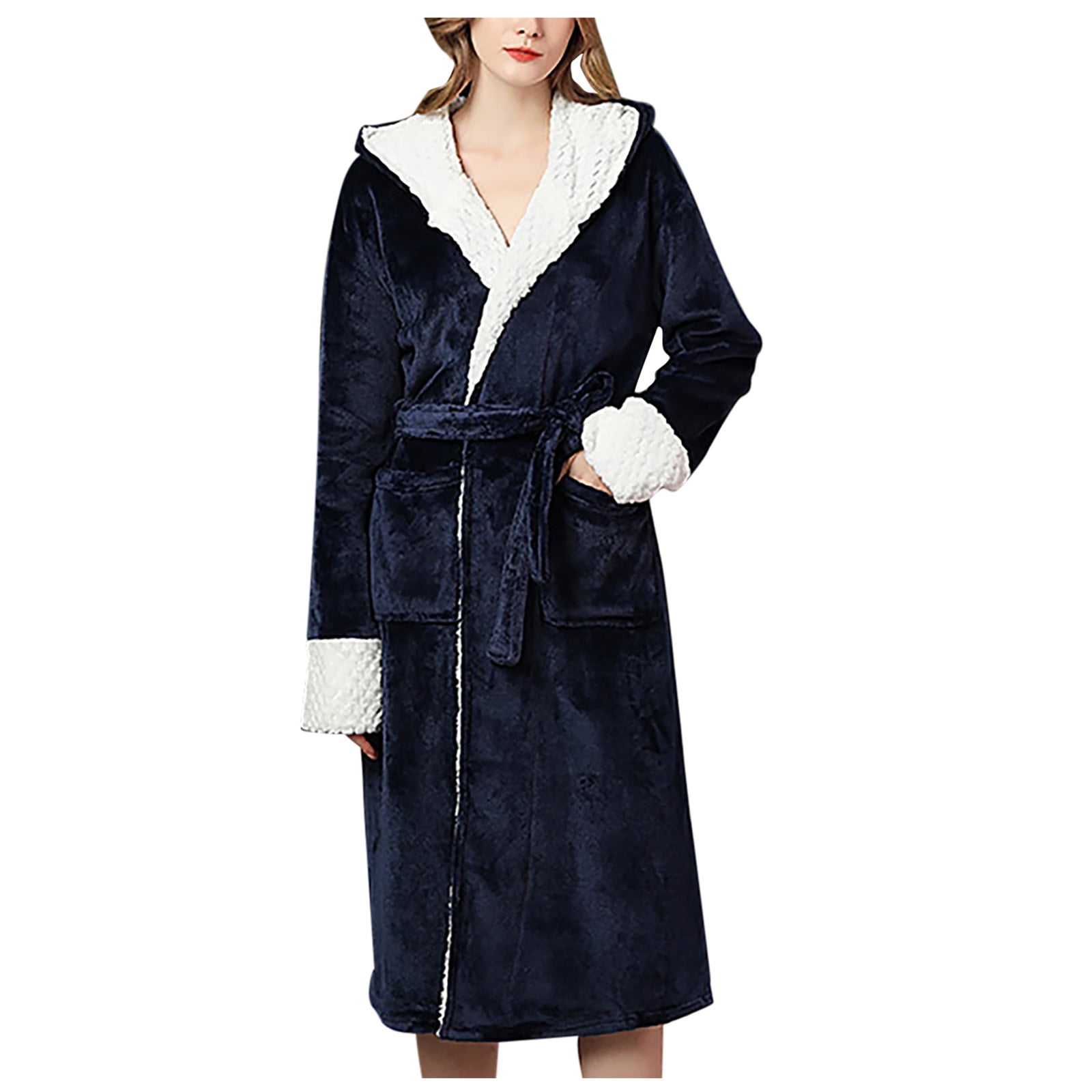 JGTDBPO Robes For Women Classic Unisex Premium Cotton Night Gown ...