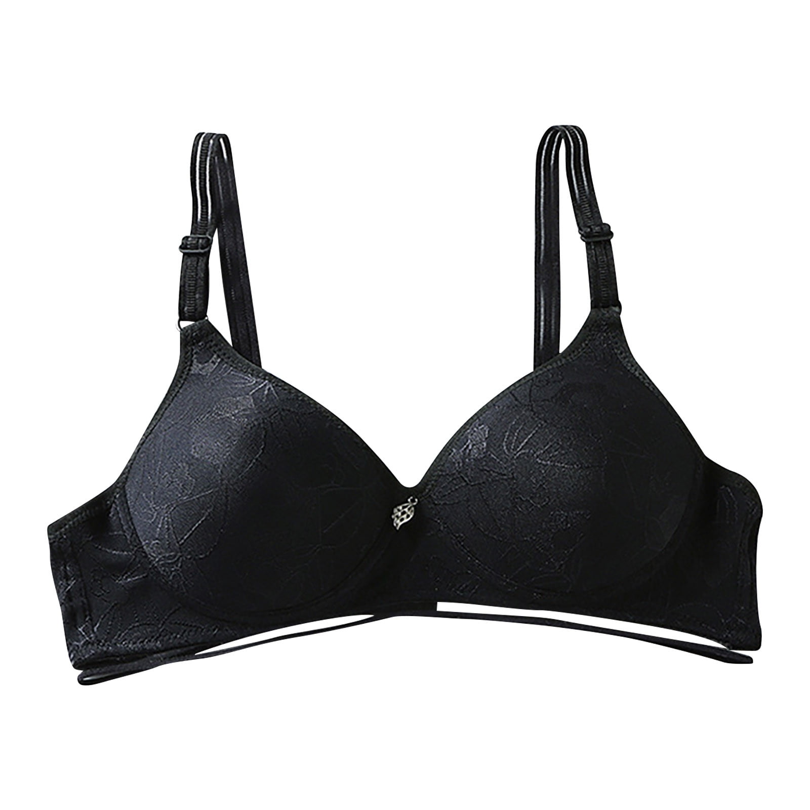 JGTDBPO Wirefree Bras For Women Soft Push Up Seamless Comfort Bra With ...