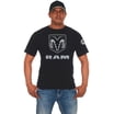 JH Design Group Mens Mopar Logo T-Shirt Blue Short Sleeve Crew Neck ...