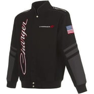JH Design Men's Ford Mustang Jacket an Embroidered Classic Twill Coat ...