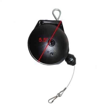 JH-OP030 - 6ft travel steel cable, 1.5-3lb overhead tool retractor ...