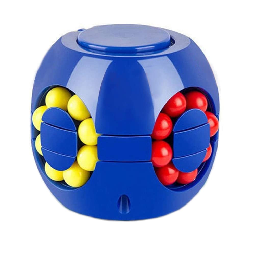 JHBEMAXS Rotating Bean Magic Cube Fidget Puzzle Toys Anti Stress Ball ...