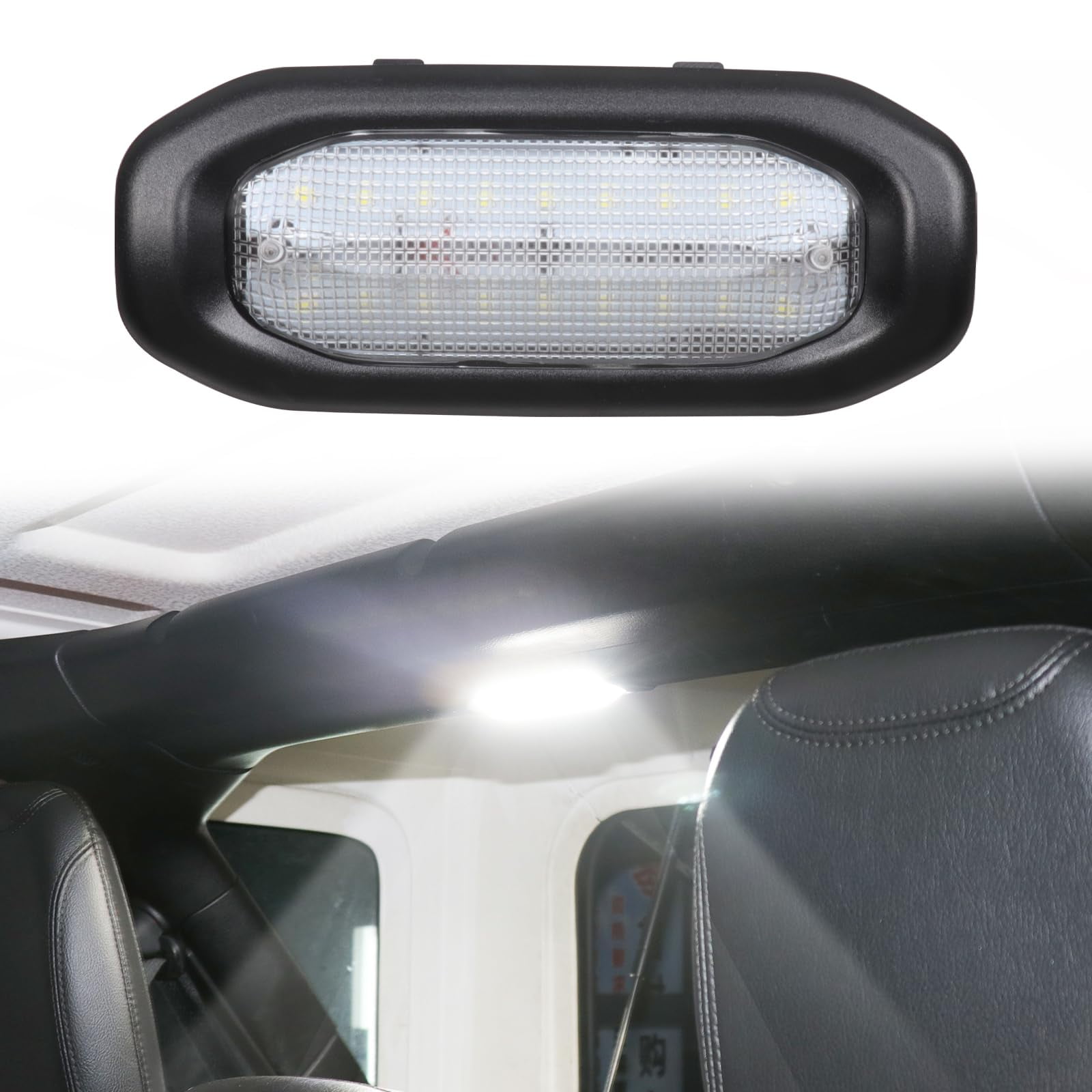 JHD-TOGO Rear LED Dome KEF16 Light for 2018-2024 Jeep Wrangler JL 4 Door,Interior Dome Light ...