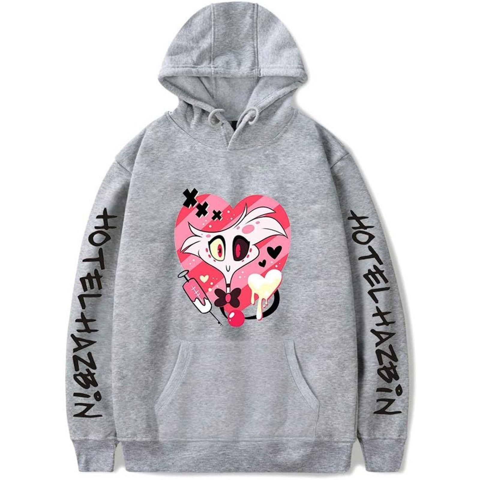 JHDESSLY Anime Hazbin Hotel Hoodies Merch Women/Men Pullover Hooded ...