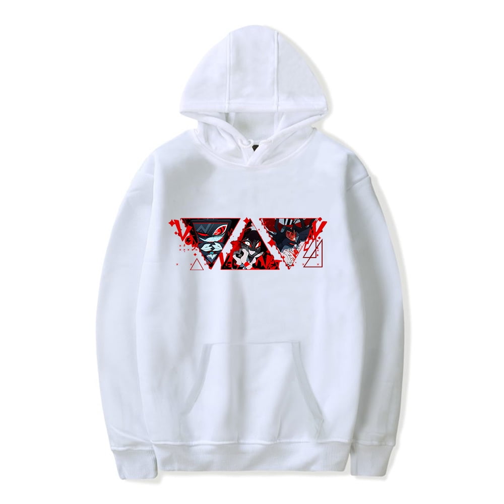 JHDESSLY Hazbin Hotel Anime Merch Hoodies Women Men Pullover Hooded ...