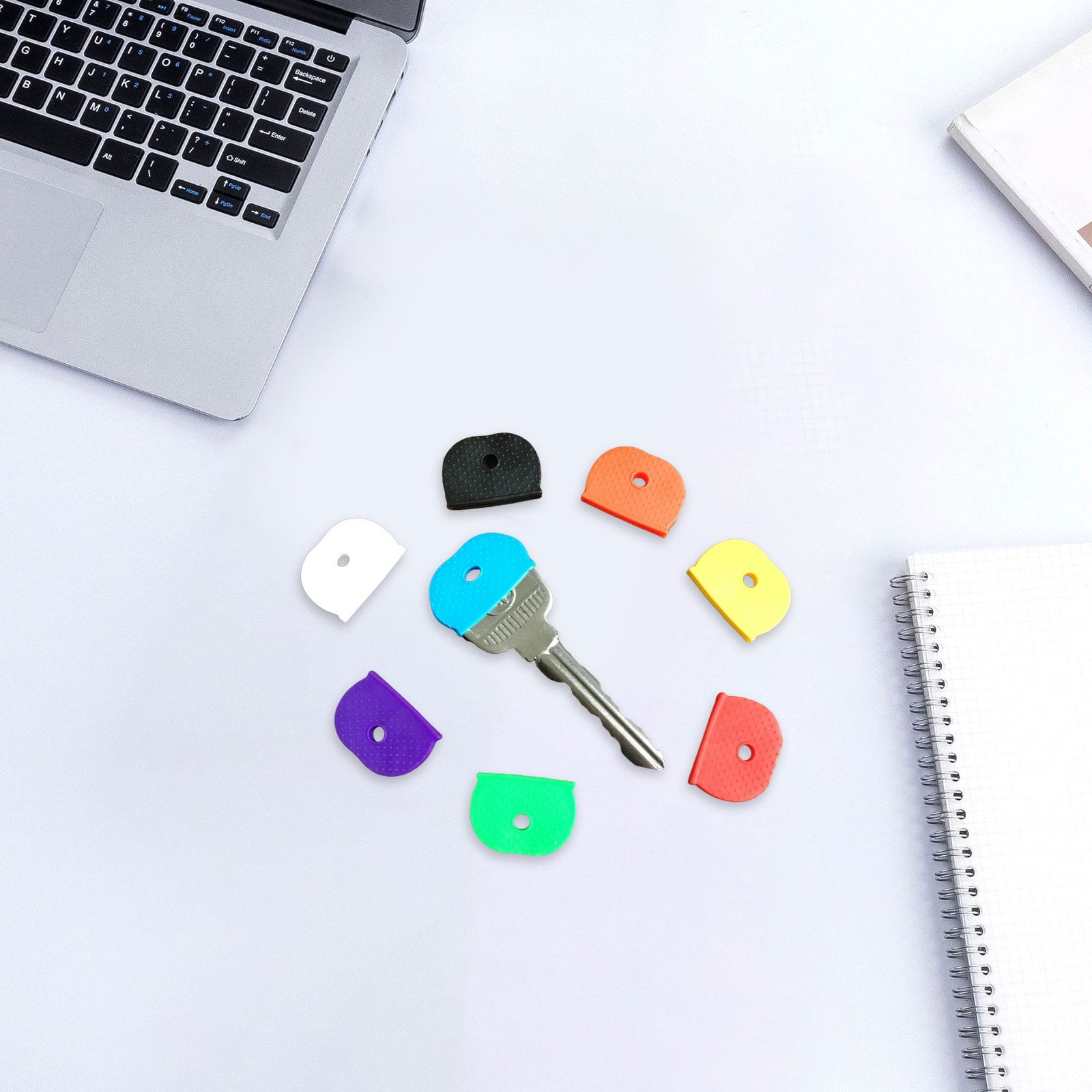 JHEHF 48PCS Key Cap Covers Random Color Key Head Protectors Soft ...