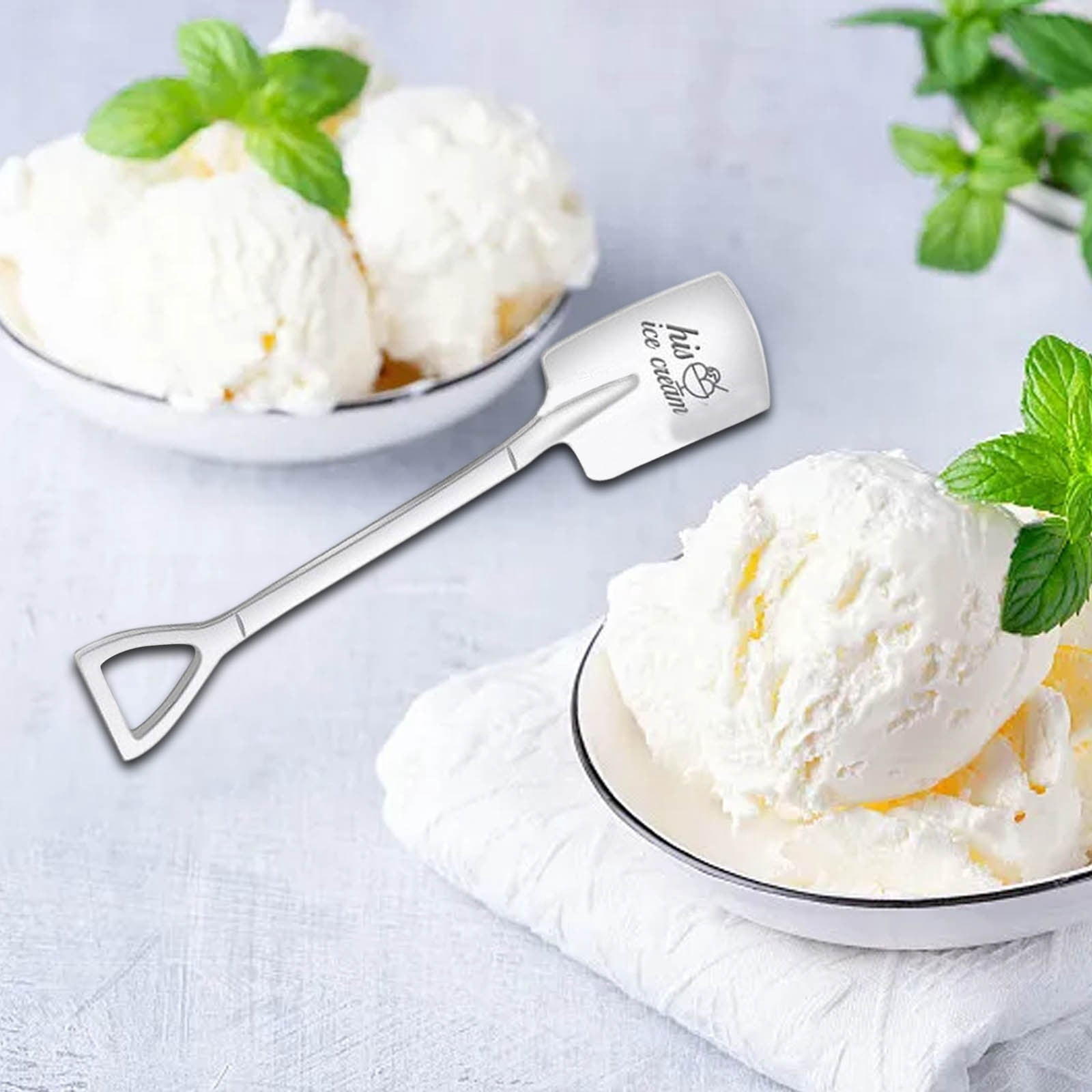 JHEHF Stainless Steel Spoon Shovel Couple Gift Valentine'S Day Father'S ...