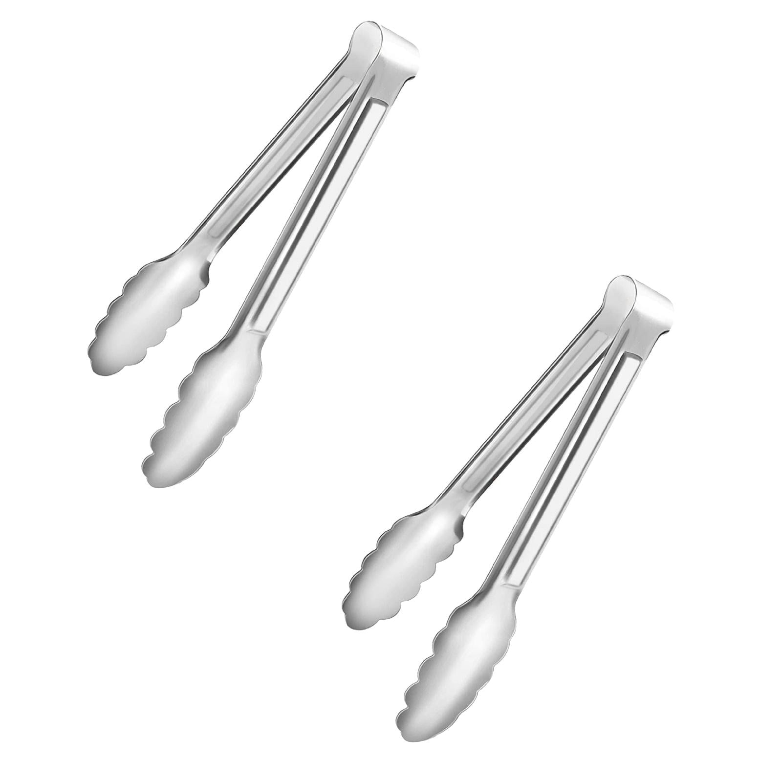 JHEHF Stainless Steel Utility Tong, Serving Tongs for Buffet, Small ...