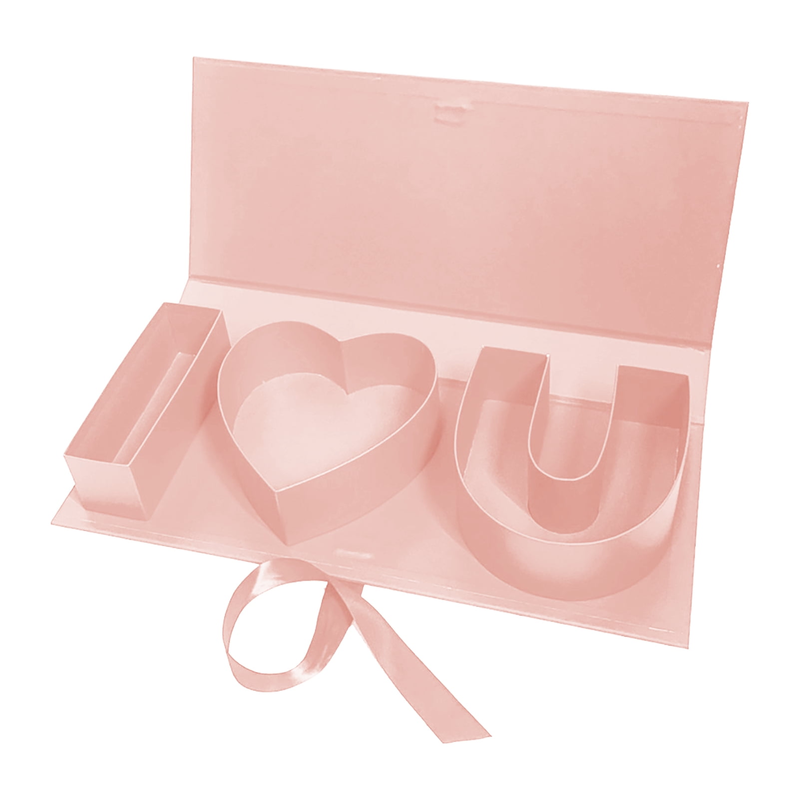 JHEHF Valentine'S Day Empty Gift Box I Love You Heart-Shaped Gift ...