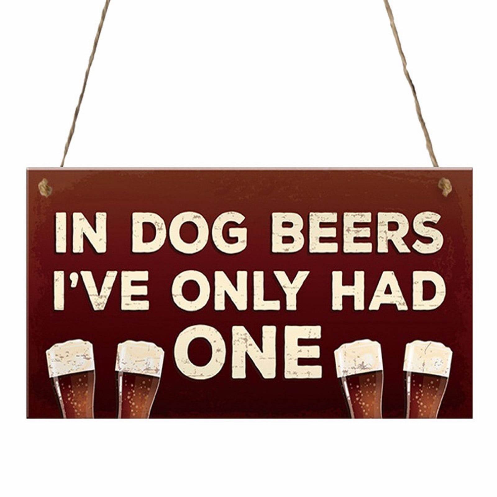 JHGoosa Bar Sign Hanging Wall Art Decorative Funny Inappropriate Sign ...