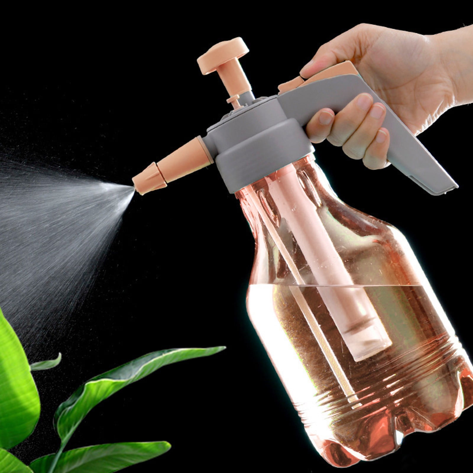 JHGoosa Garden Watering Can 1.5L Pressure Watering Can Sprayer ...