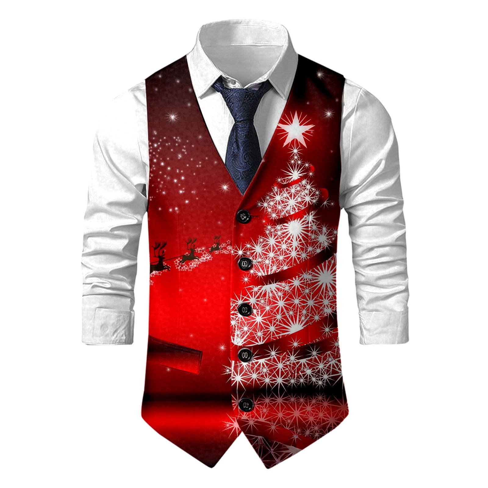 JHHLSF Festive Outerwear Vests Tailored Holiday Themed For Winter For ...