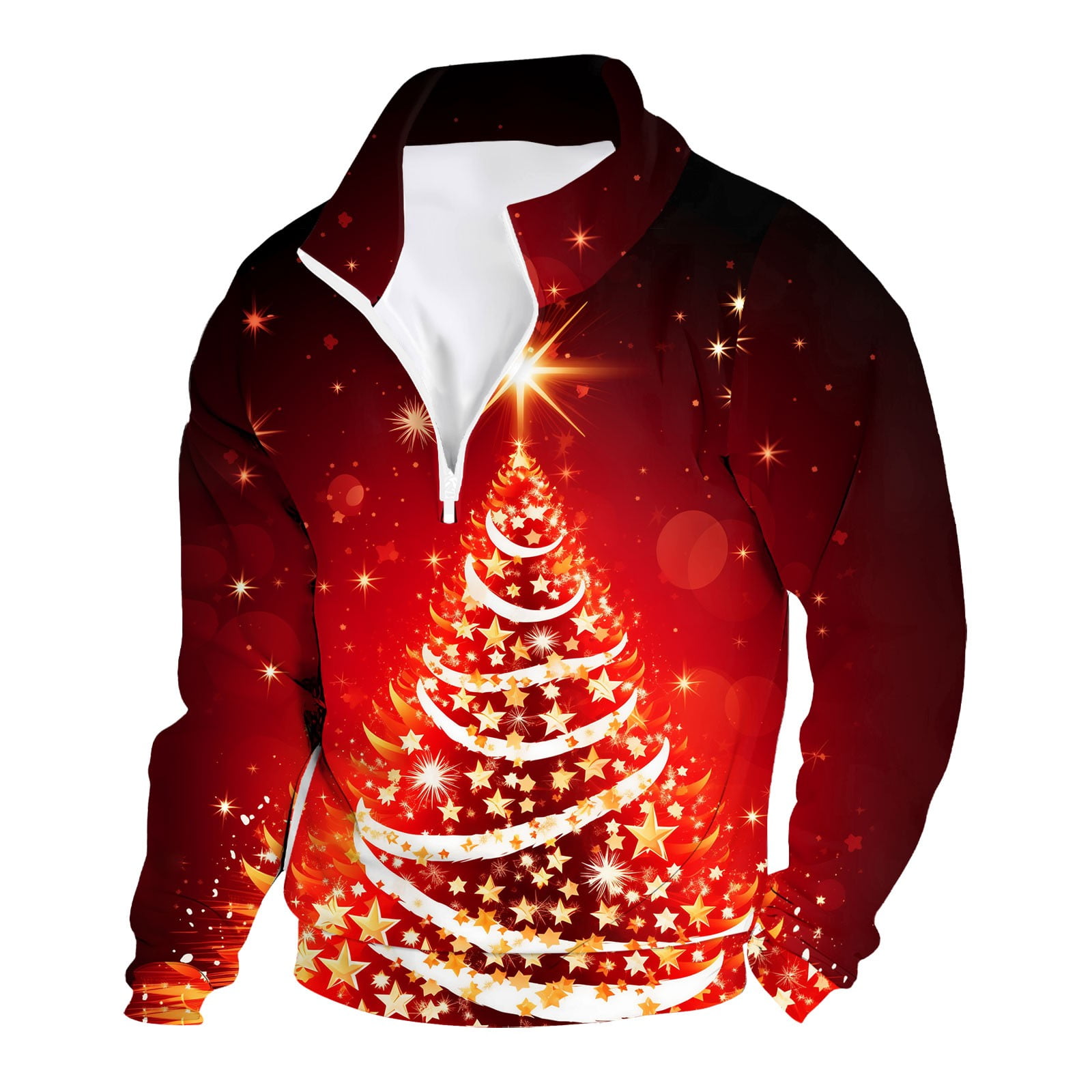 JHHLSF Mens Christmas Plus Size Hoodless Pullovers Fashion Sweatshirts ...