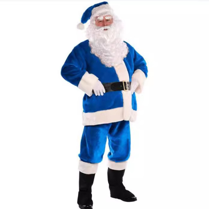 JHHLSF Santa Claus Outfits for Men Adult Santa Suit - Professional ...