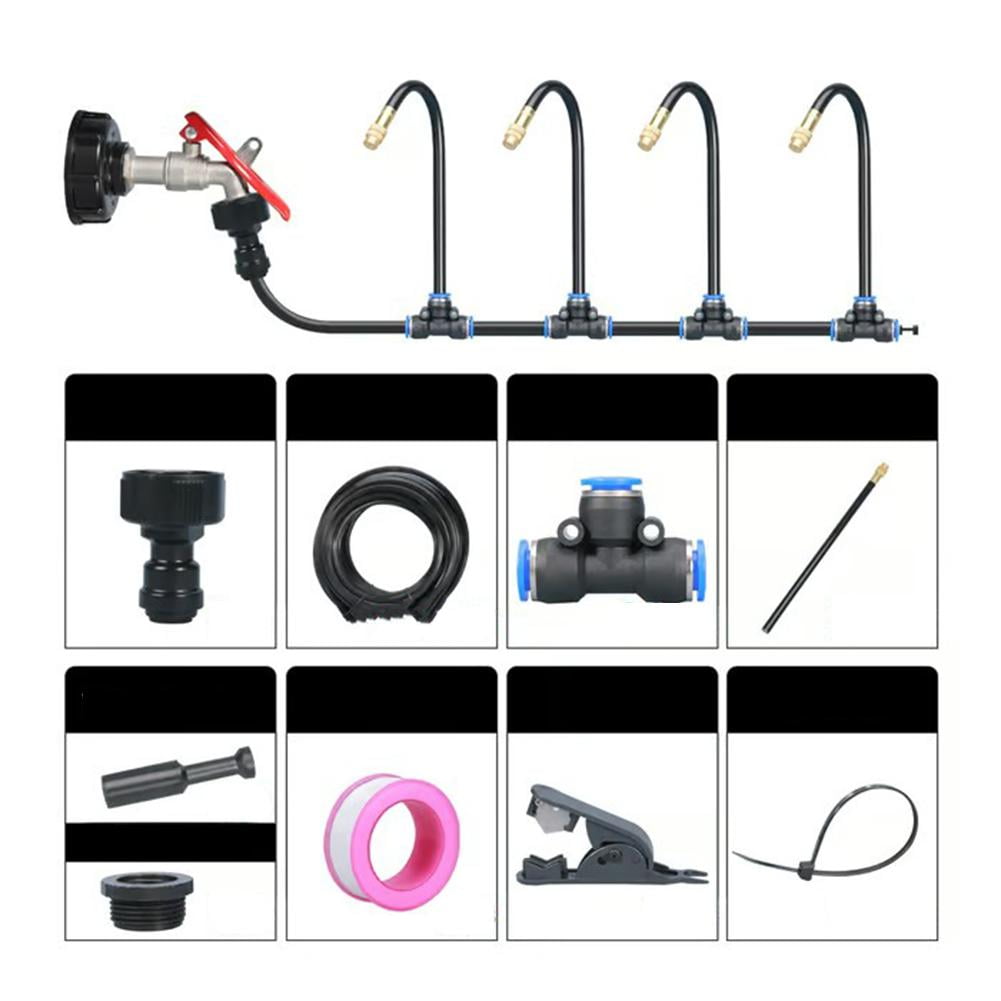 JHIALG Free Bending Yellow Copper Mist Nozzle Universal Spray Nozzle ...