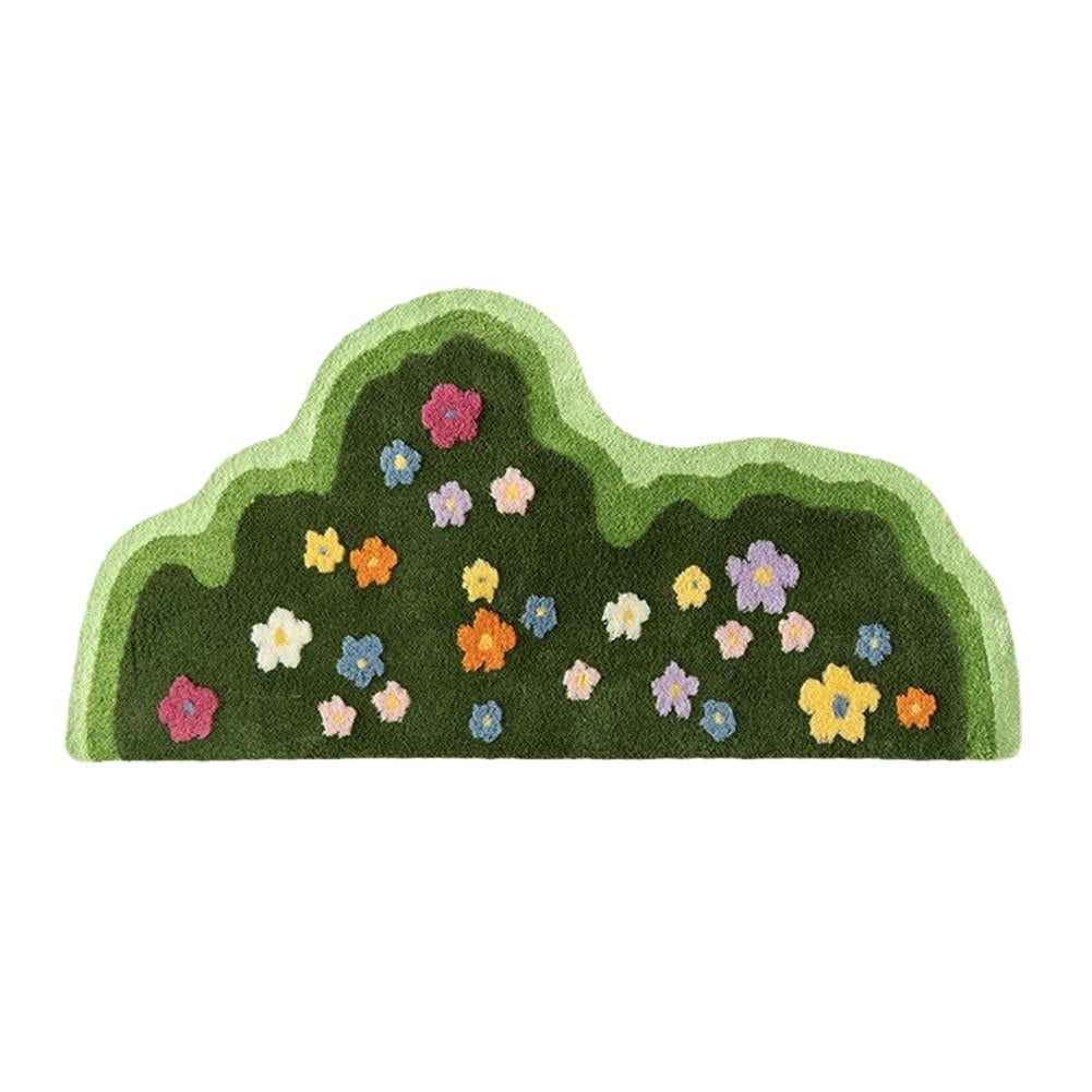 JHIALG Moss Rug Lovely Green Moss Leaf Bathroom Rug 3D Moss Carpet ...