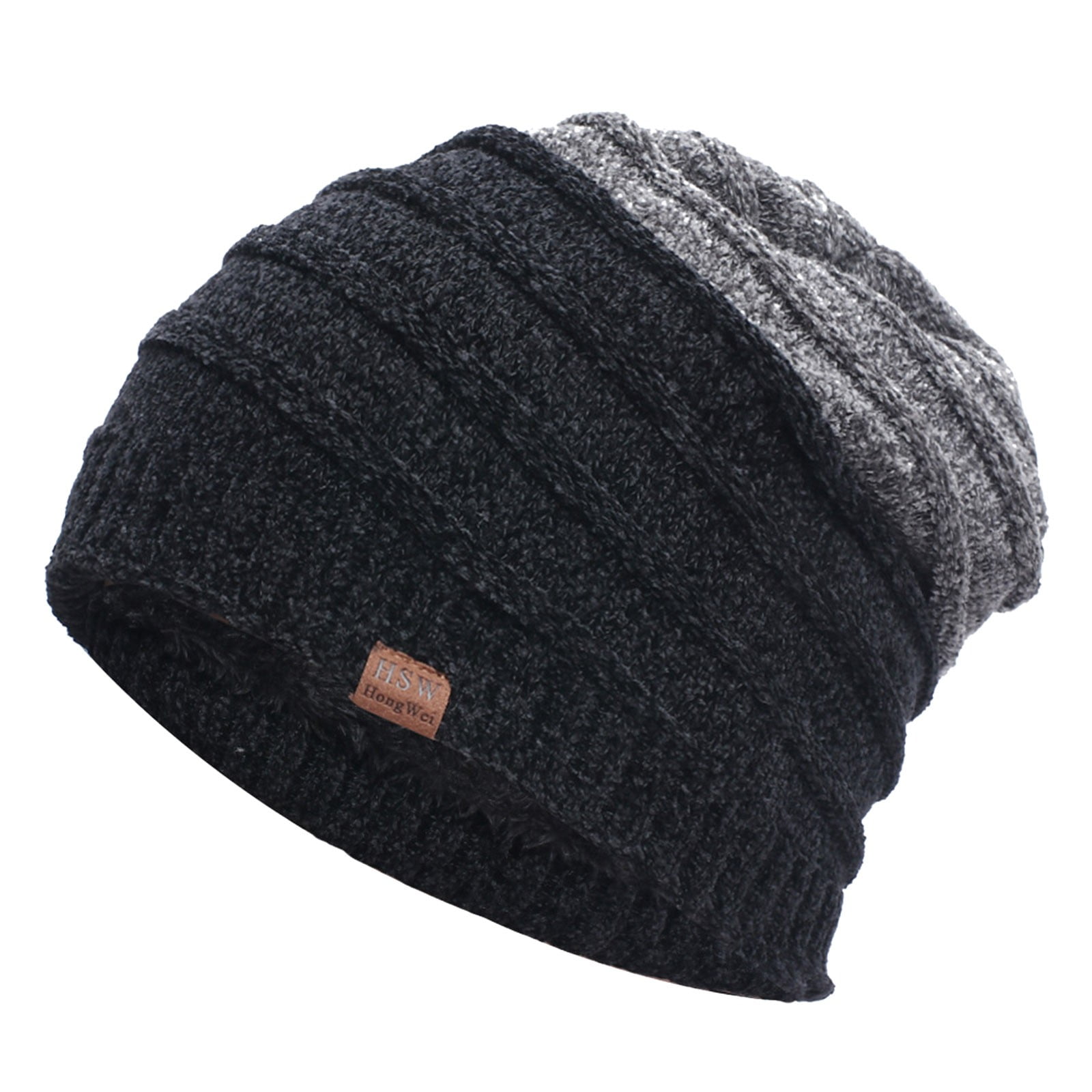 JHLZHS Crochet Bucket Hats for Women Knit Beanie Warm Thick Lined Hat ...