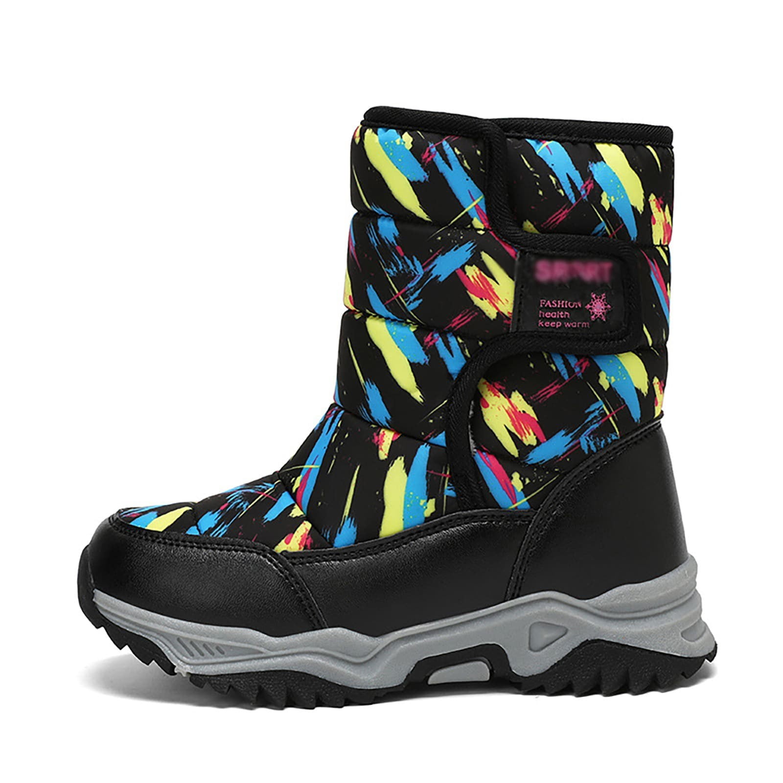 JHLZHS Tap Shoes Children Shoes Fashionable Thick Soled Boots Winter ...