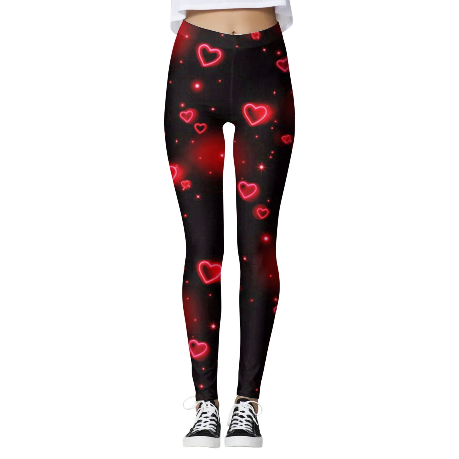 JHLZHS Women Women Custom Love Printed Pants Custom Leggings for ...