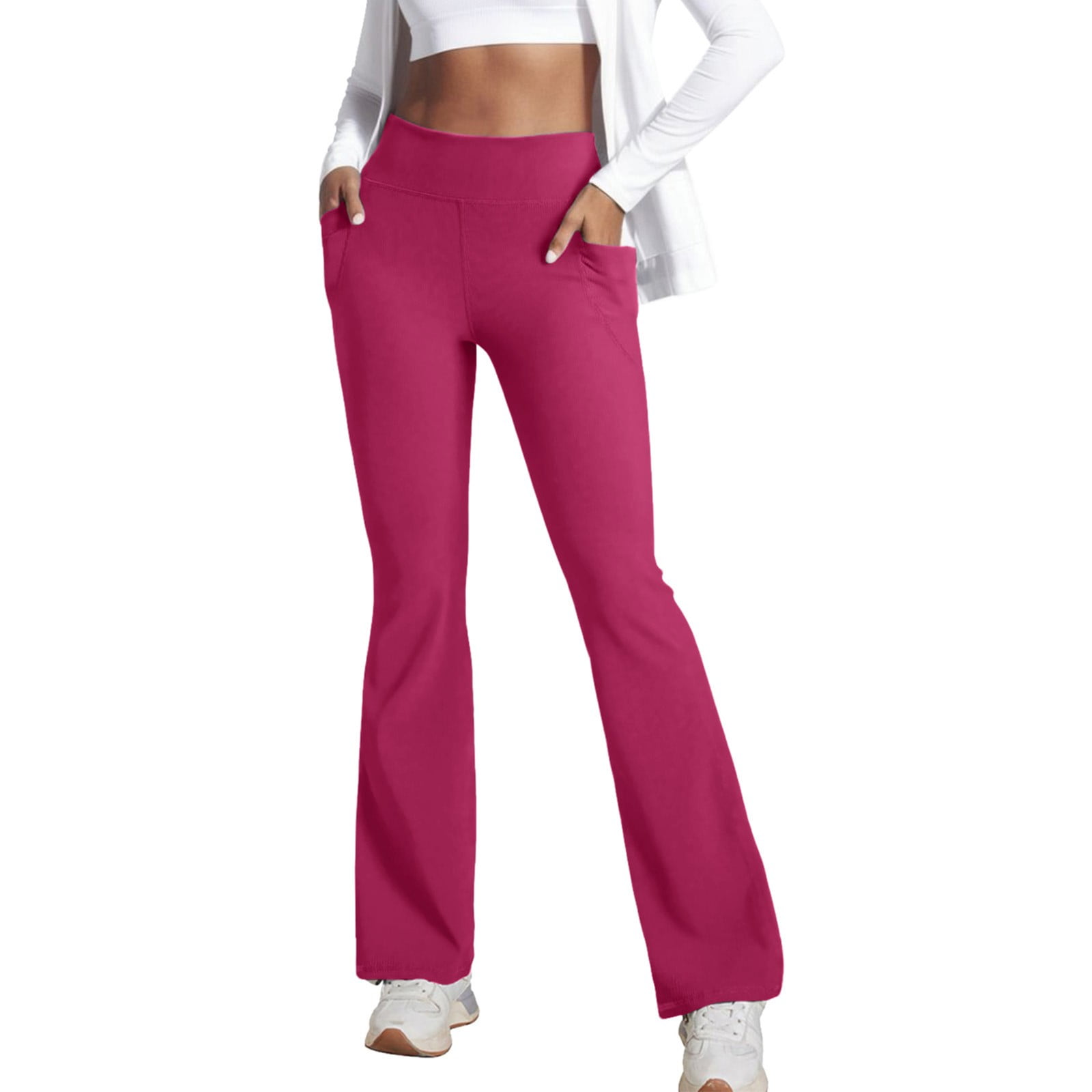 JHLZHS Womens Yoga Pants Pockets High Waist Workout Pants Casual ... JHLZHS Womens Yoga Pants Pockets High Waist Workout Pants Casual ...